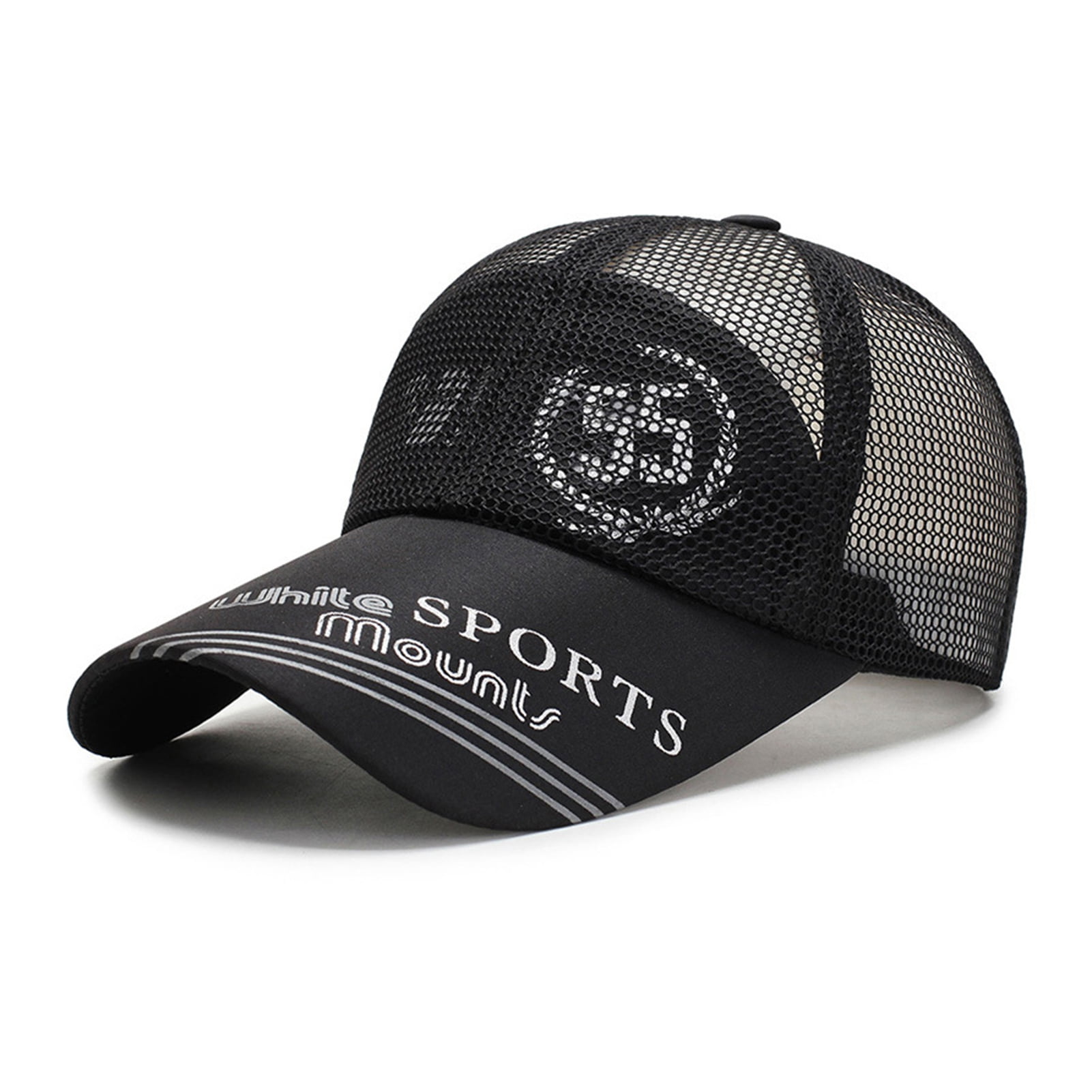 Sunsanly Summer Mesh Baseball Cap Sport Trucker Hat Quick Dry Full Mesh ...
