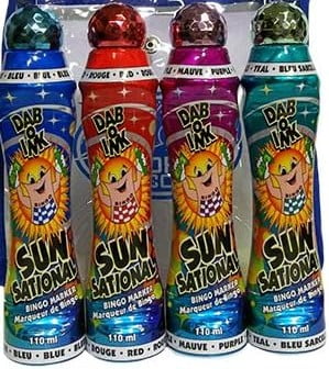 Sunsational Bingo Dauber/Dabber Set of 4 - 4 oz. - Walmart.com