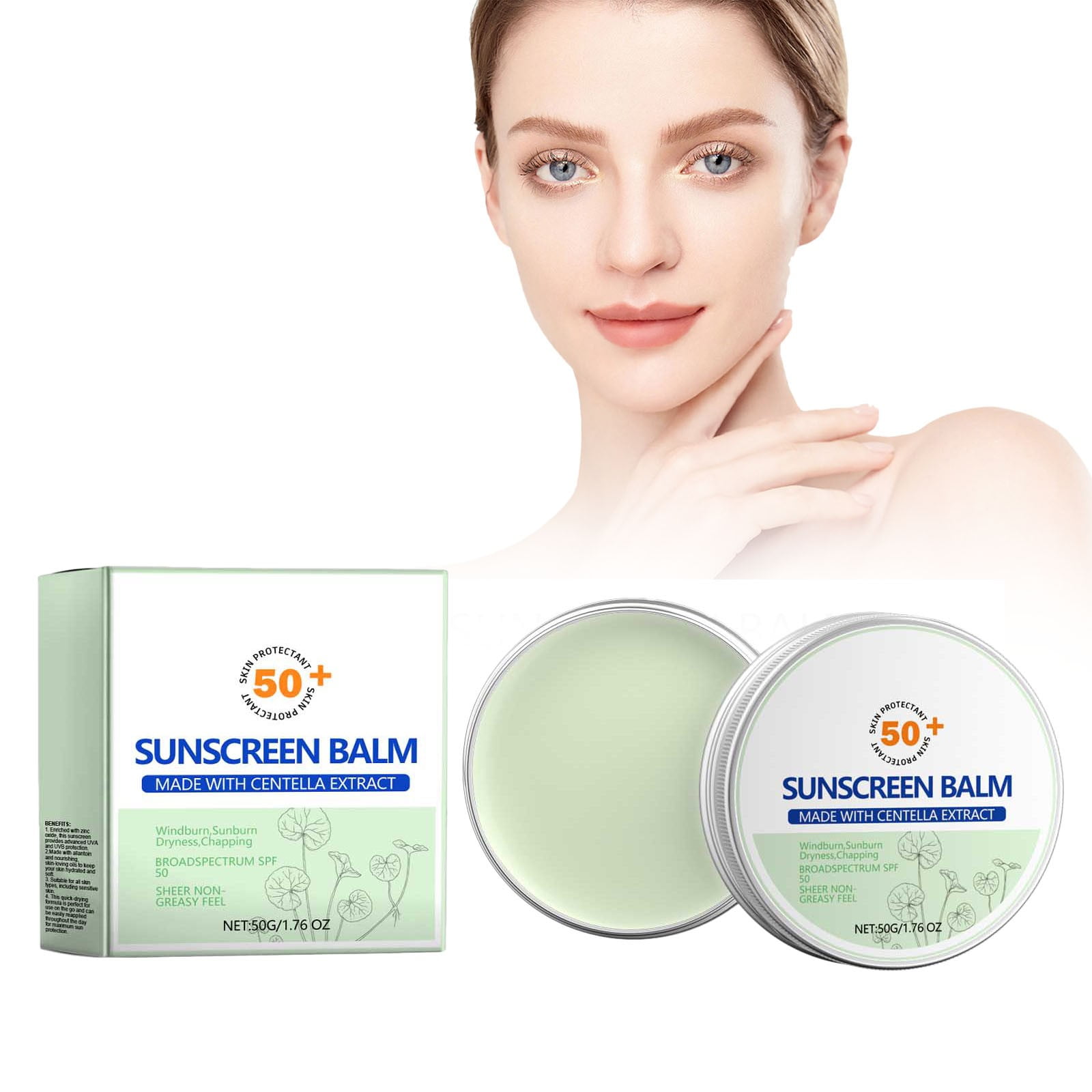 Sunscreen 50 Face Creeam Summer Isolation Refreshing Non Sticky ...