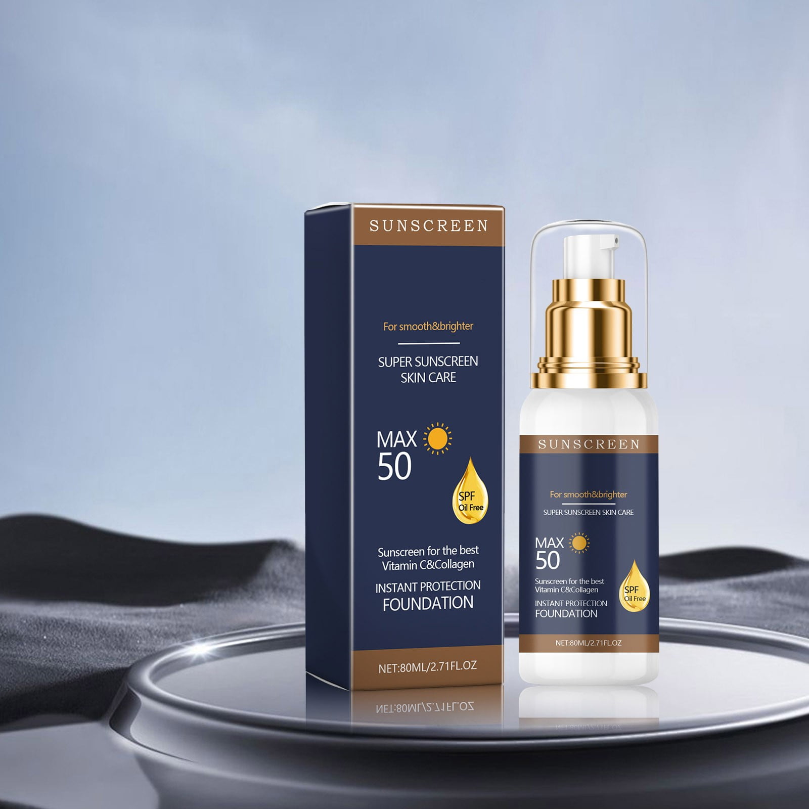 Sunscreen Face Sunscreen Containing Titanium Dioxide Hydrolyzed ...