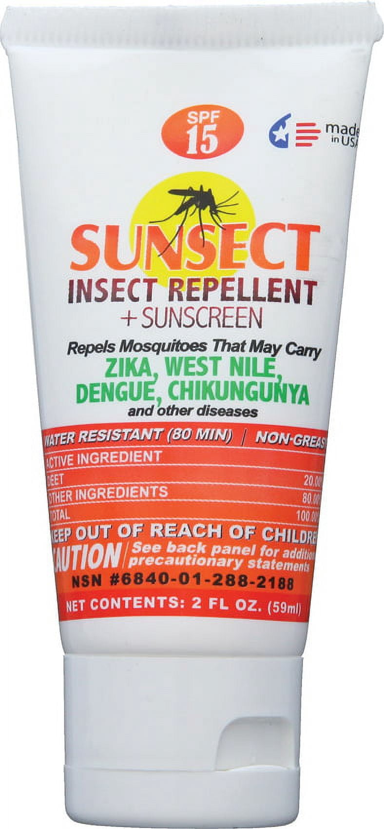 Sunscreen Insect Repellent 2oz - Walmart.com