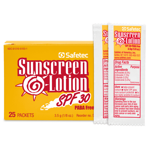Sunscreen Packets