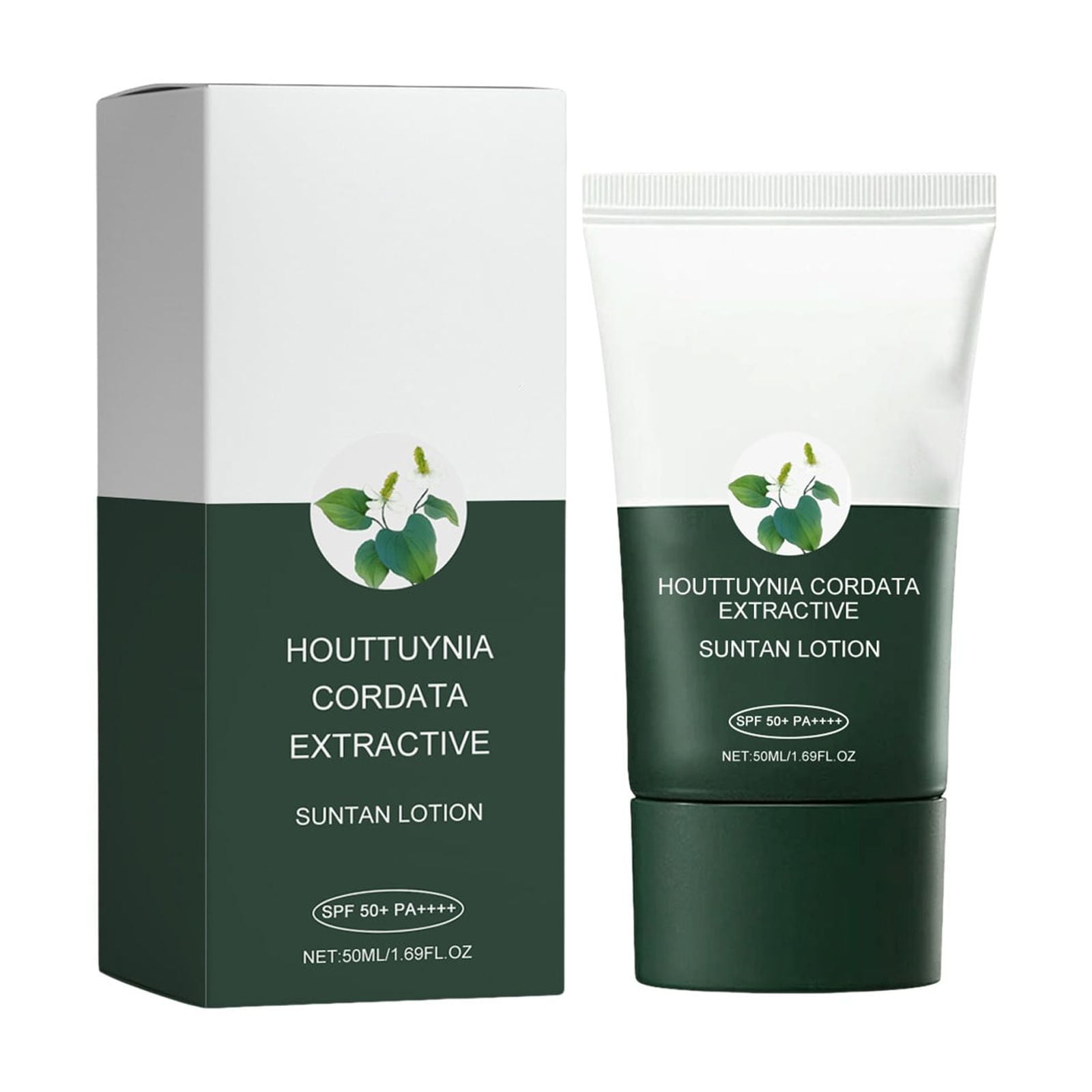 Sunscreen SPF 50 Natural Extract Suntan Lotion Refreshing Non ...