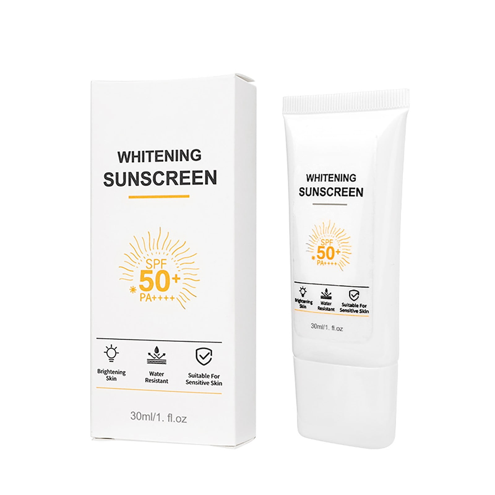 Sunscreen Tube Packaging 50+ Moisturizing Refreshing Summer Outdoor ...