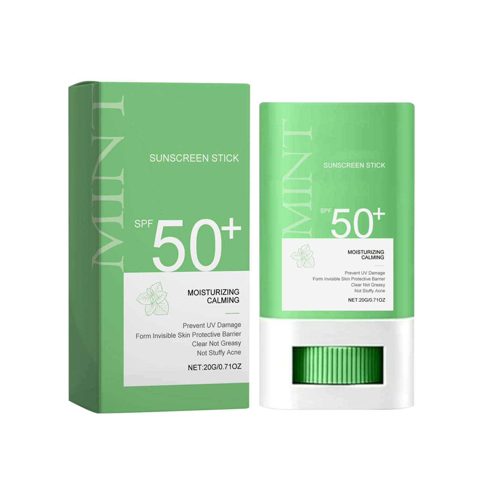 Sunscreen for Face Peppermint Sunscreen 20G Sun for Travel Summer Beach ...