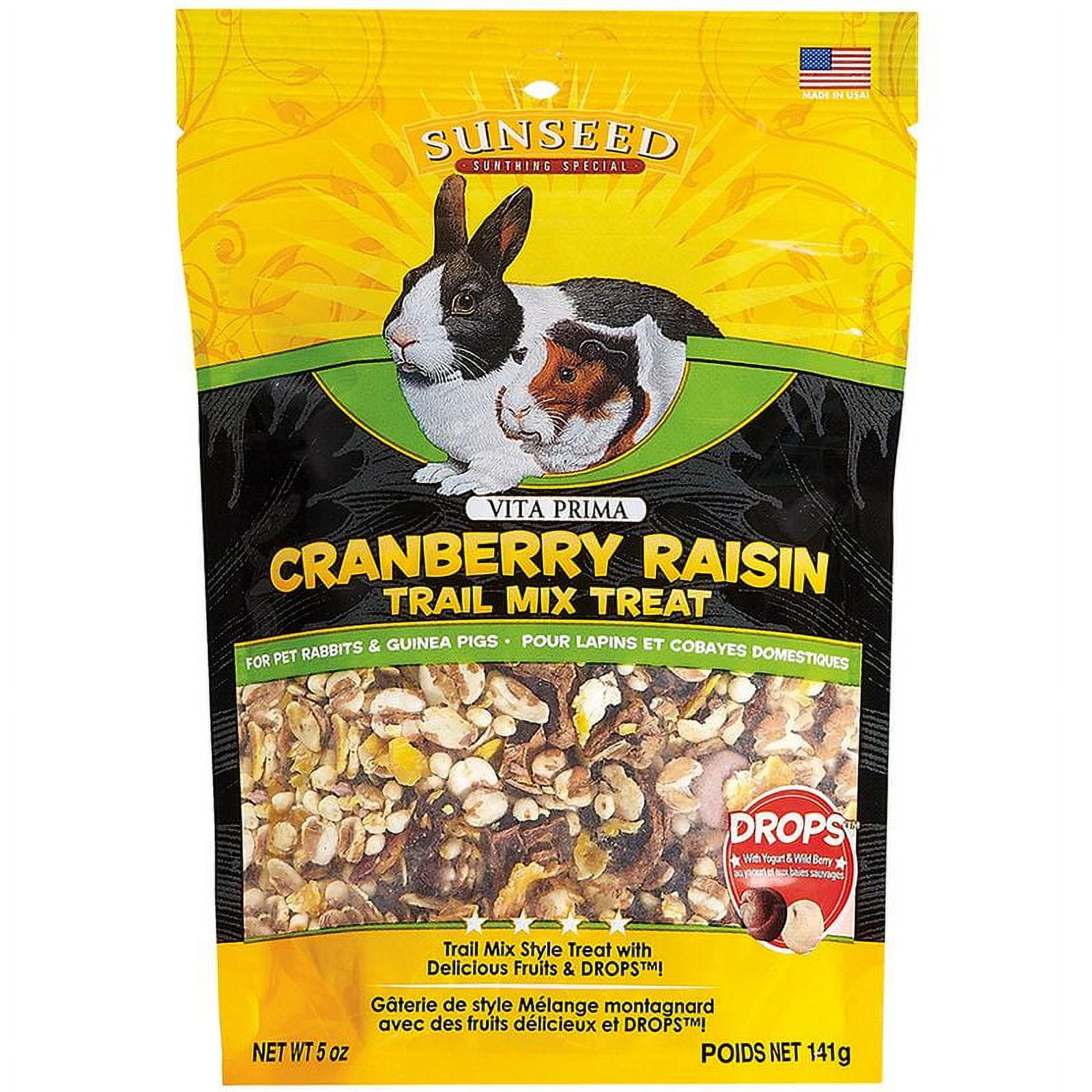 Sunseed® Vita Prima™ Cranberry Raisin Trail Mix Treats for Rabbits ...