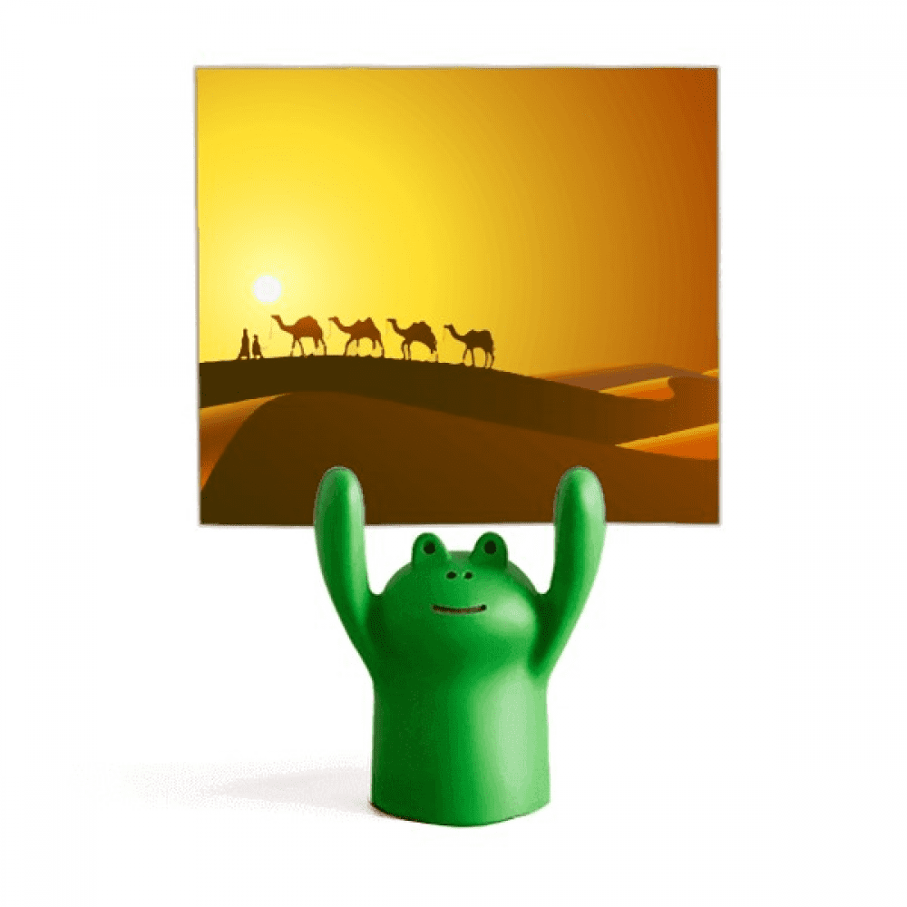 Sunset All the Way to the Silk Road Camel Desert Memo Holder Cartoon ...