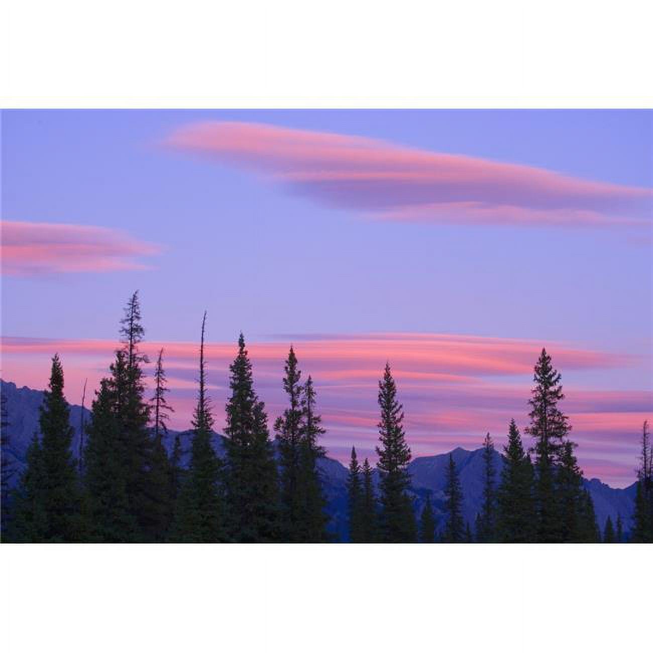 Sunset & Clouds Banff National Park Alberta Canada Poster Print by ...