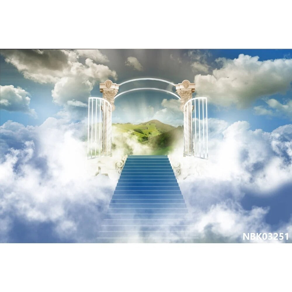 Sunset Clouds Bokeh Holy Bible Cross Christian Photography Backgrounds ...