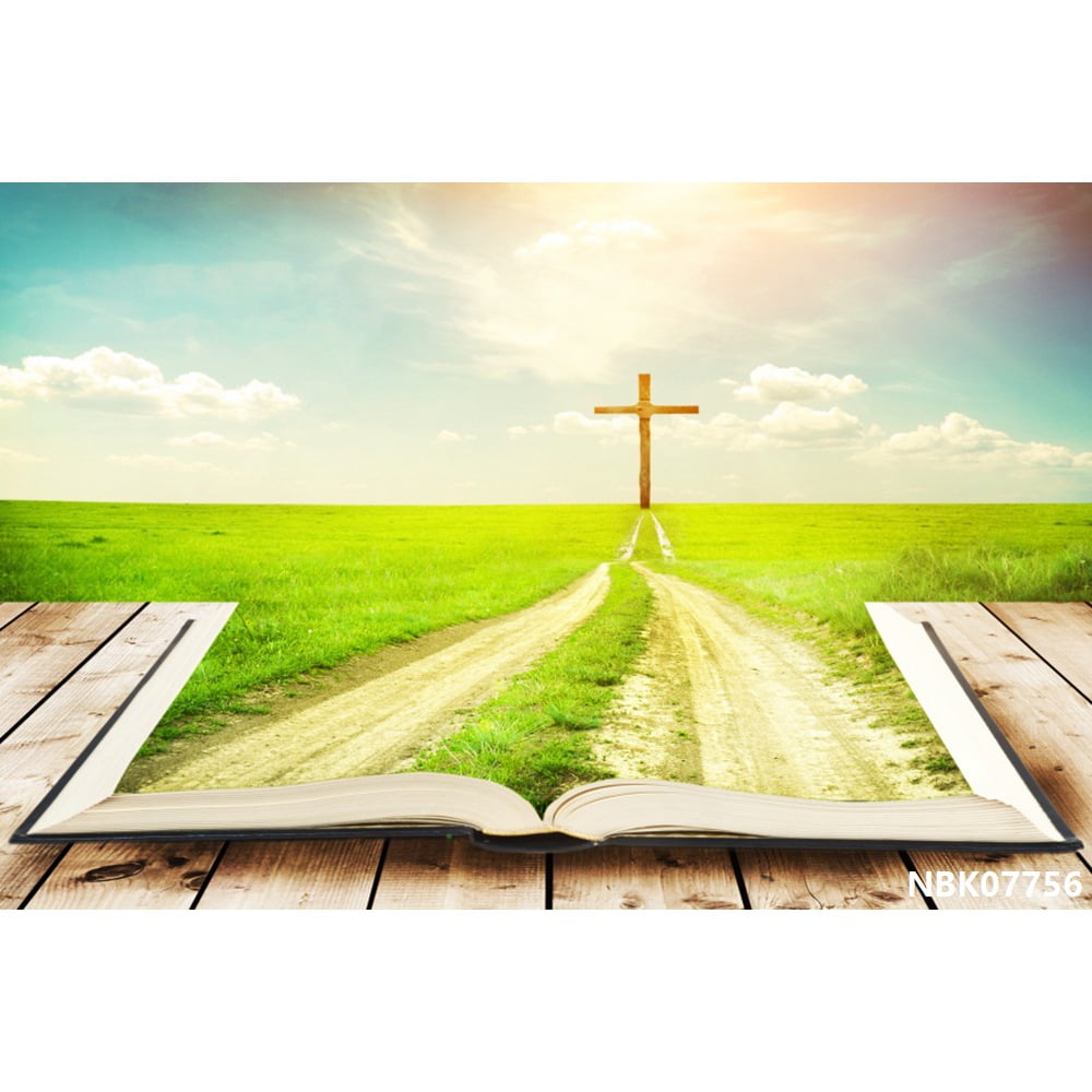 Sunset Clouds Bokeh Holy Bible Cross Christian Photography Backgrounds ...