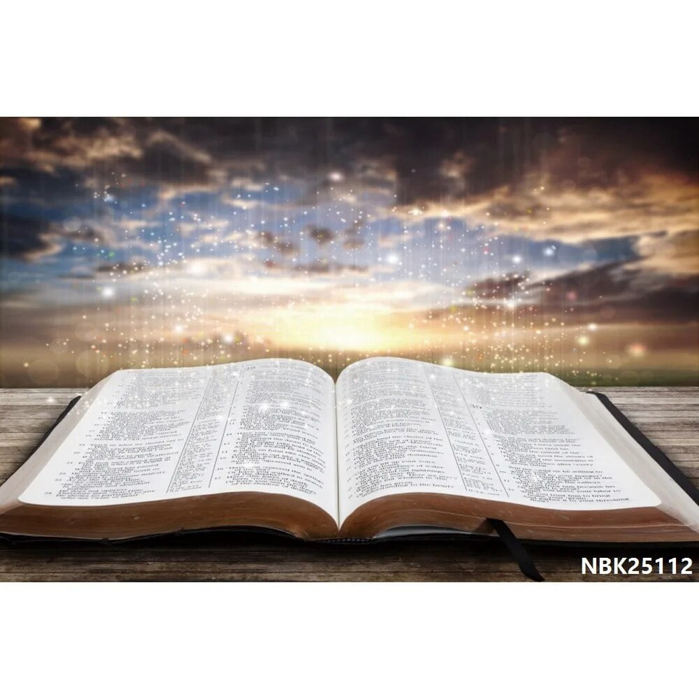 Sunset Clouds Bokeh Holy Bible Cross Christian Photography Backgrounds ...