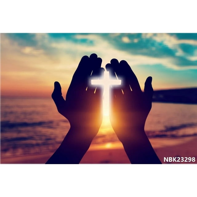 Sunset Clouds Bokeh Holy Bible Cross Christian Photography Backgrounds ...