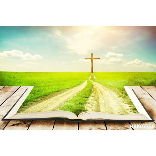 Sunset Clouds Bokeh Holy Bible Cross Christian Photography Backgrounds ...