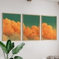 Sunset Clouds Posters Atmospheric Gradient Style Wall Art Set 3 ...