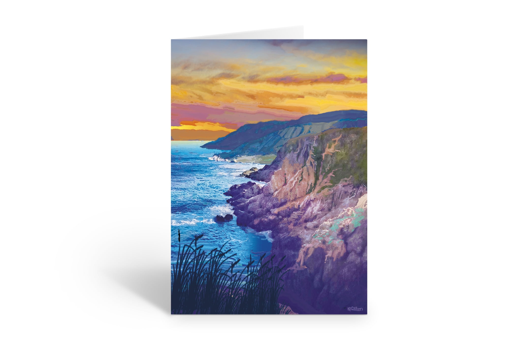 Sunset Coastal View You Note Card - 10 Boxed Cards & Envelopes - 14371 ...