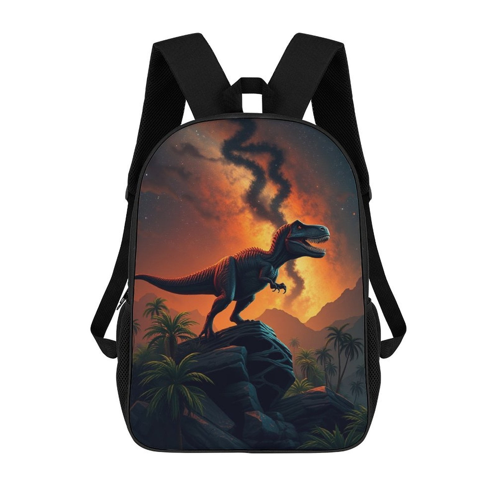 Sunset Dinosaur Landscape Backpacks For Teenagers Backpacks 17 Inch ...