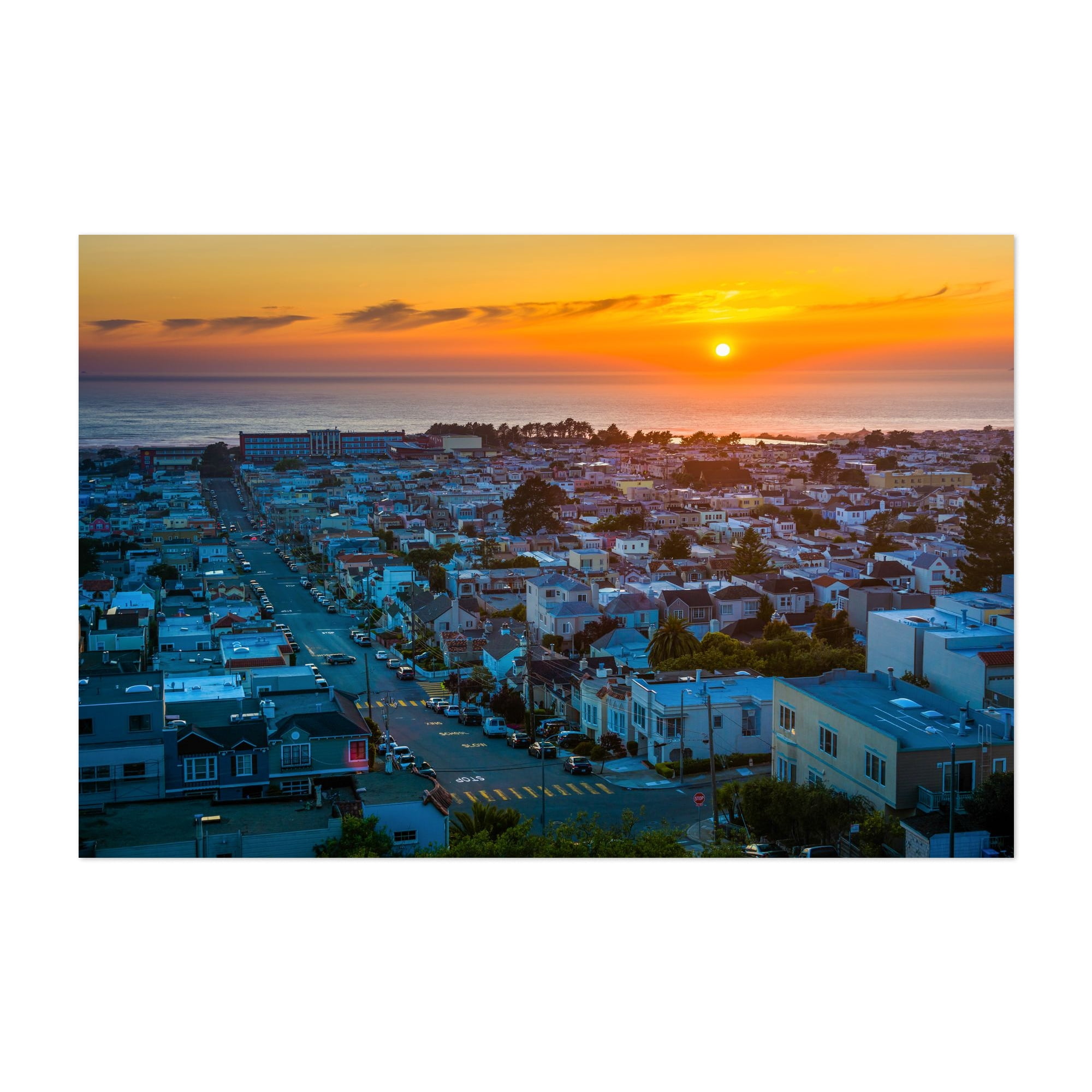 Sunset District - San Francisco California Photography Sunset Coastal ...