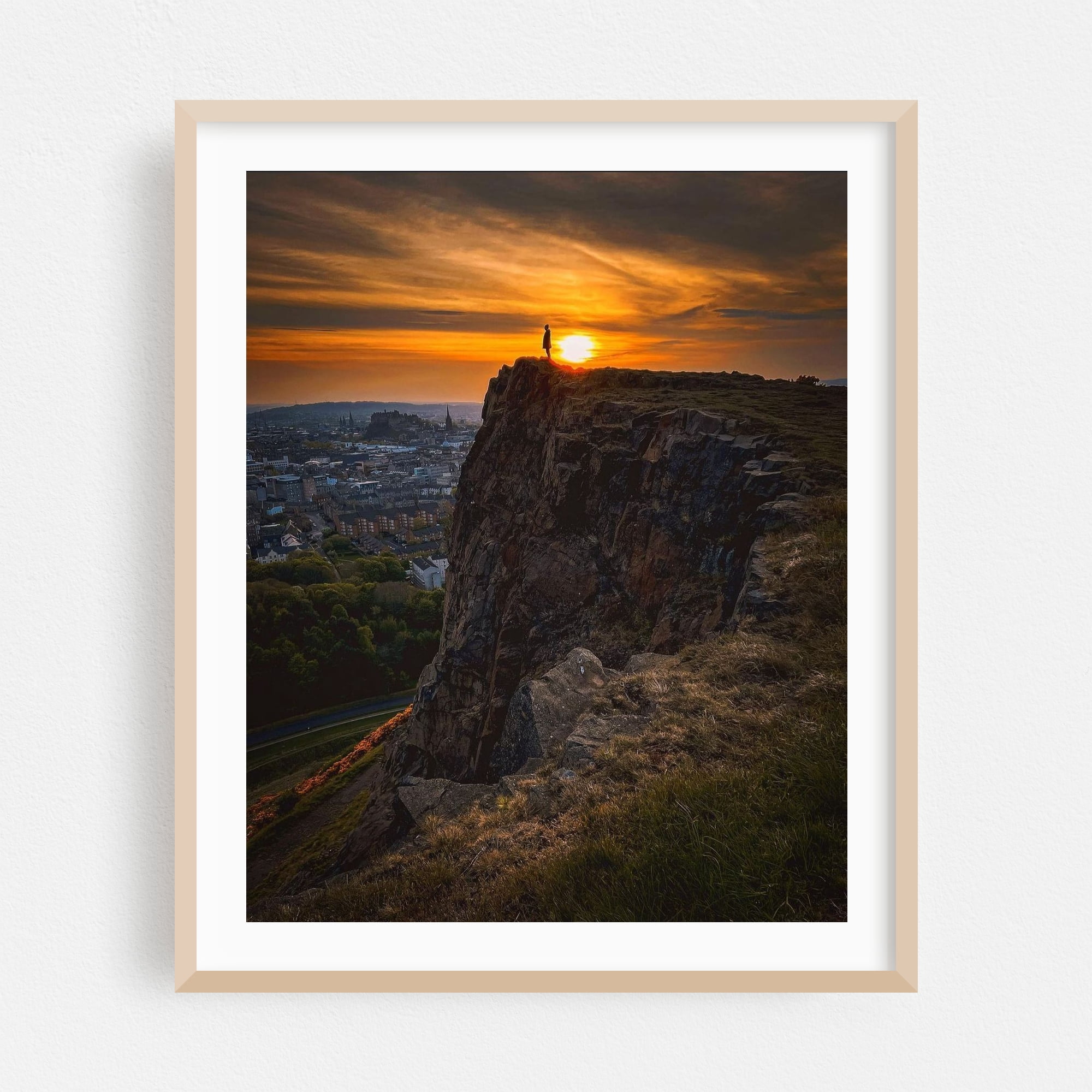 Sunset Over Edinburgh - Scotland United Kingdom Photography Sunset ...