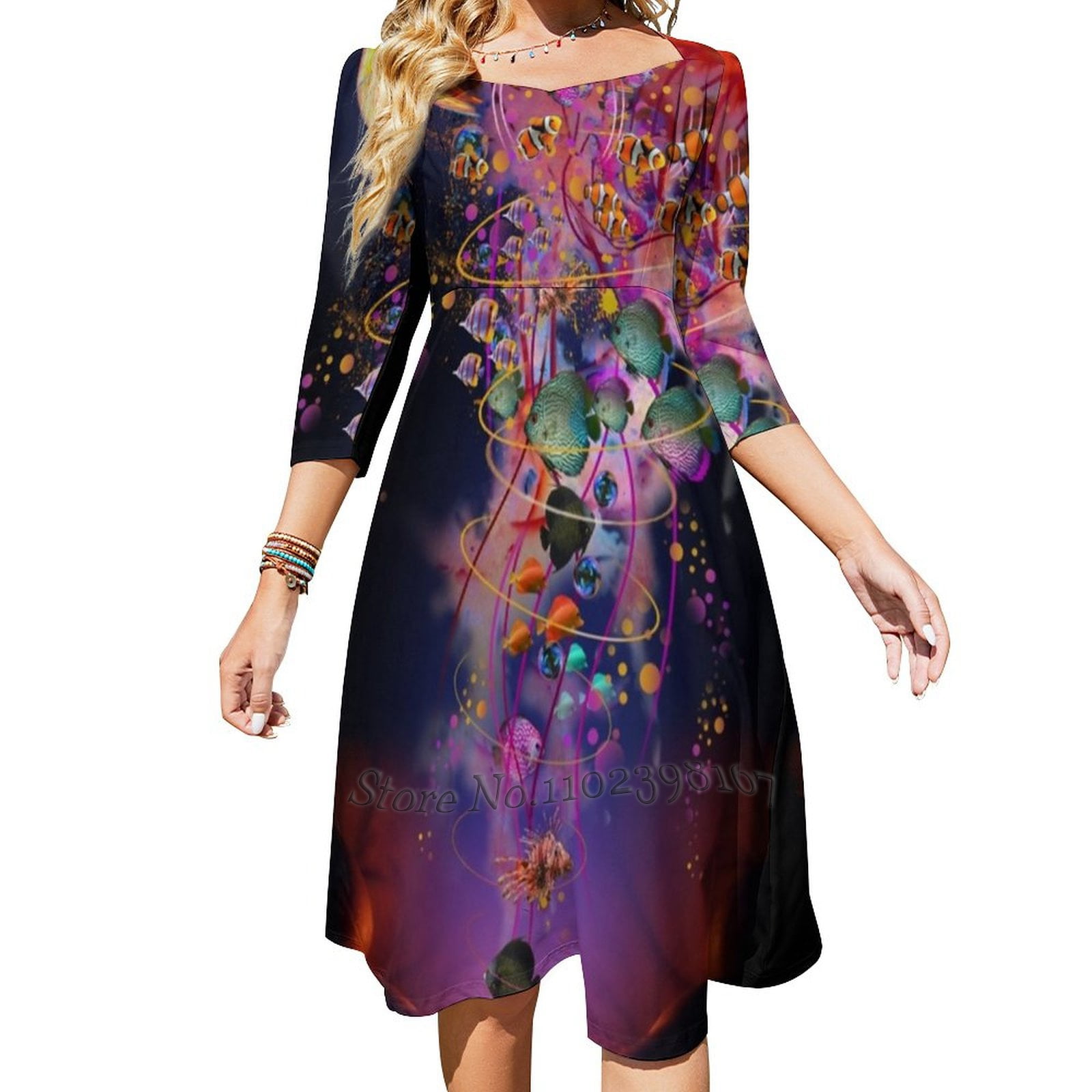 Sunset Evening Party Dresses Midi Sexy Dress Female Sweet One Piece ...