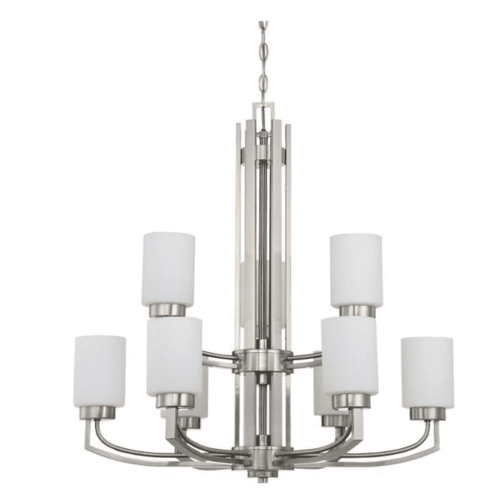 Sunset F22109-64 9 Lt 60W Mb Hadley Two-Tier Chandelier Provincial ...