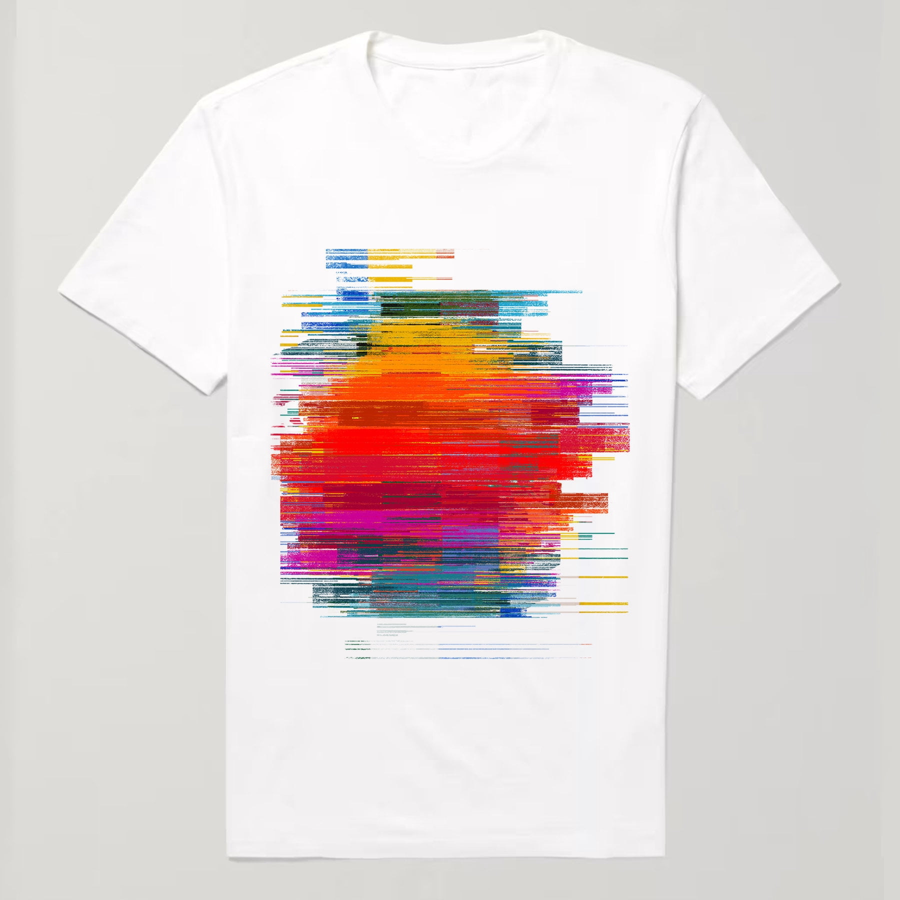 TSHIRT-Sunset Fusion Tee - Stunning Color Blend & Texture for Dramatic ...