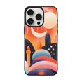 Sunset Illustration For iPhone 15 Pro Series Pro Max TPU + Acrylic Case ...