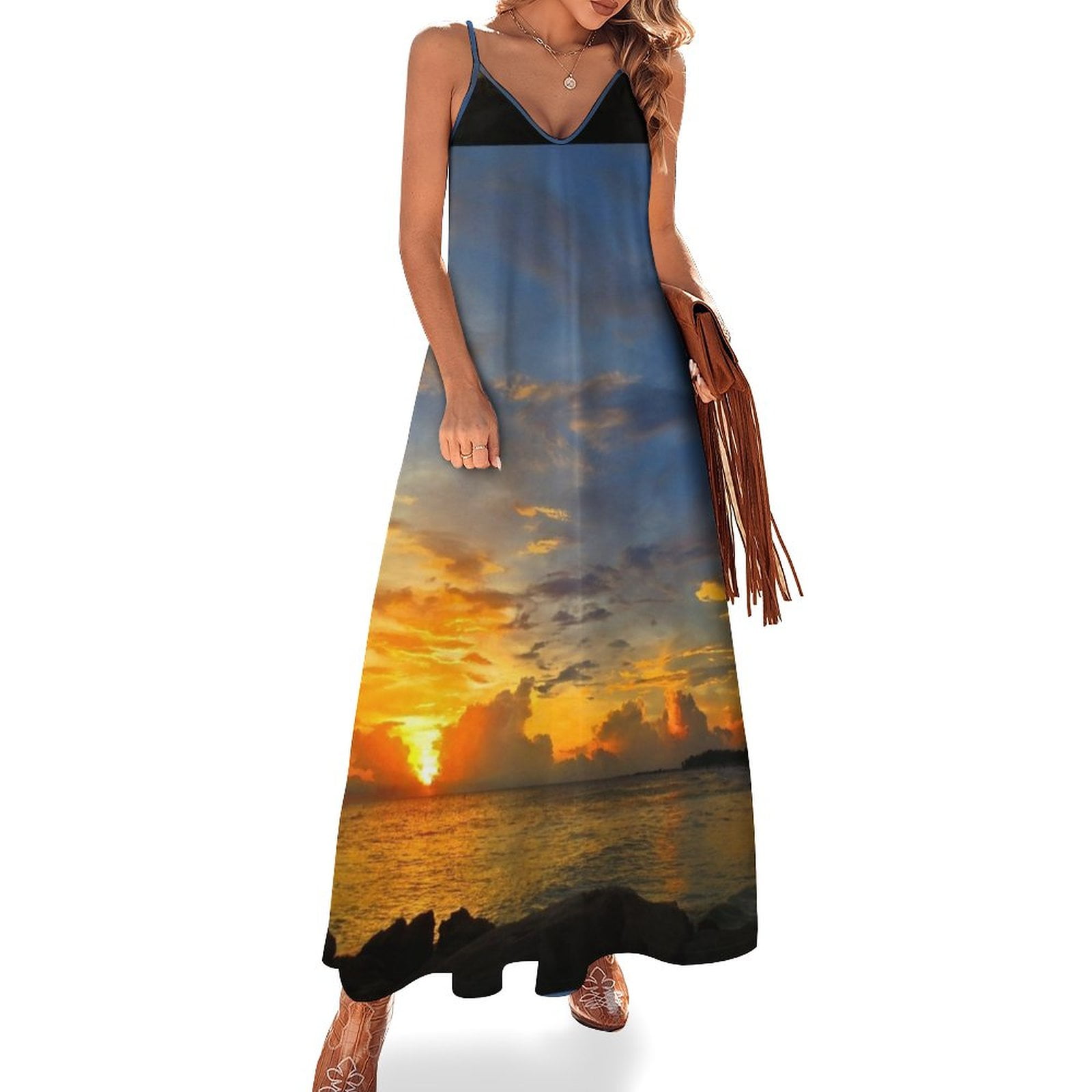 Sunset In Paradise - Beach Photography by Sharon Cummings Sleeveless ...