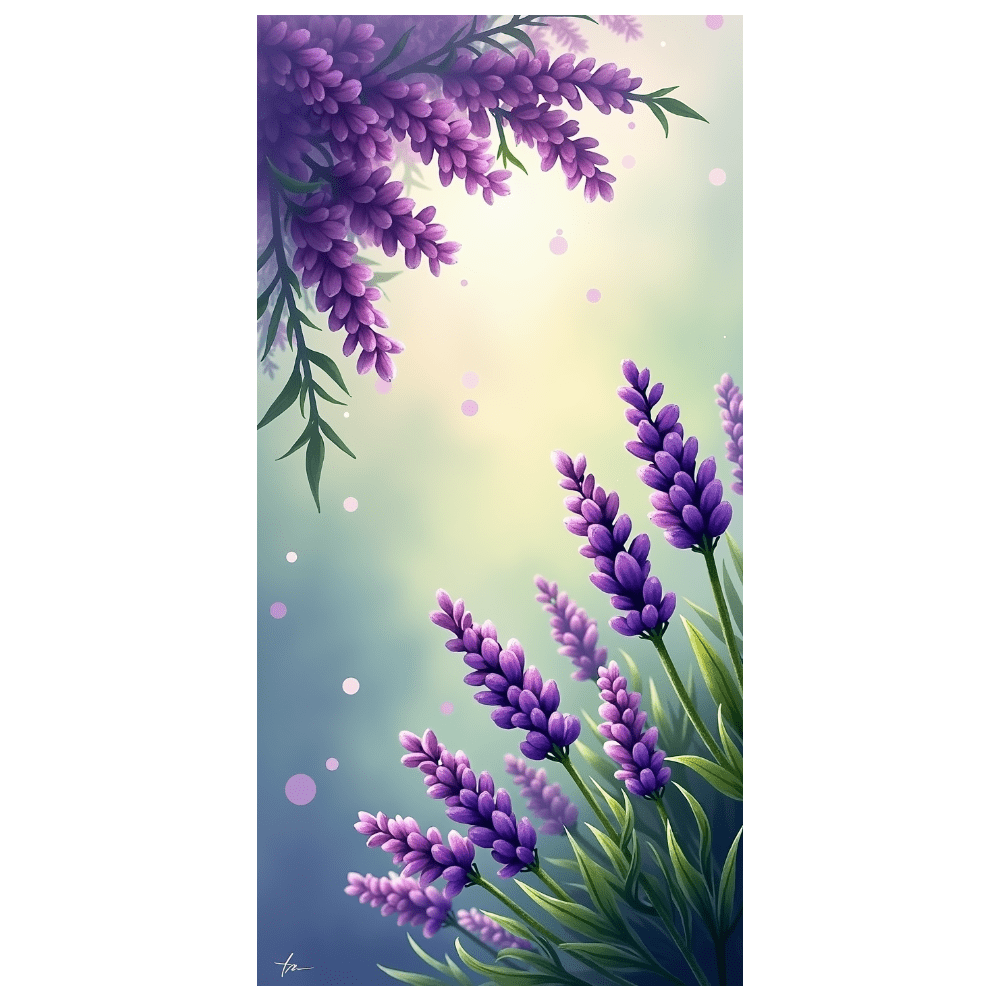 Sunset Inspired Lavender Field Background Banner Party Decorations ...