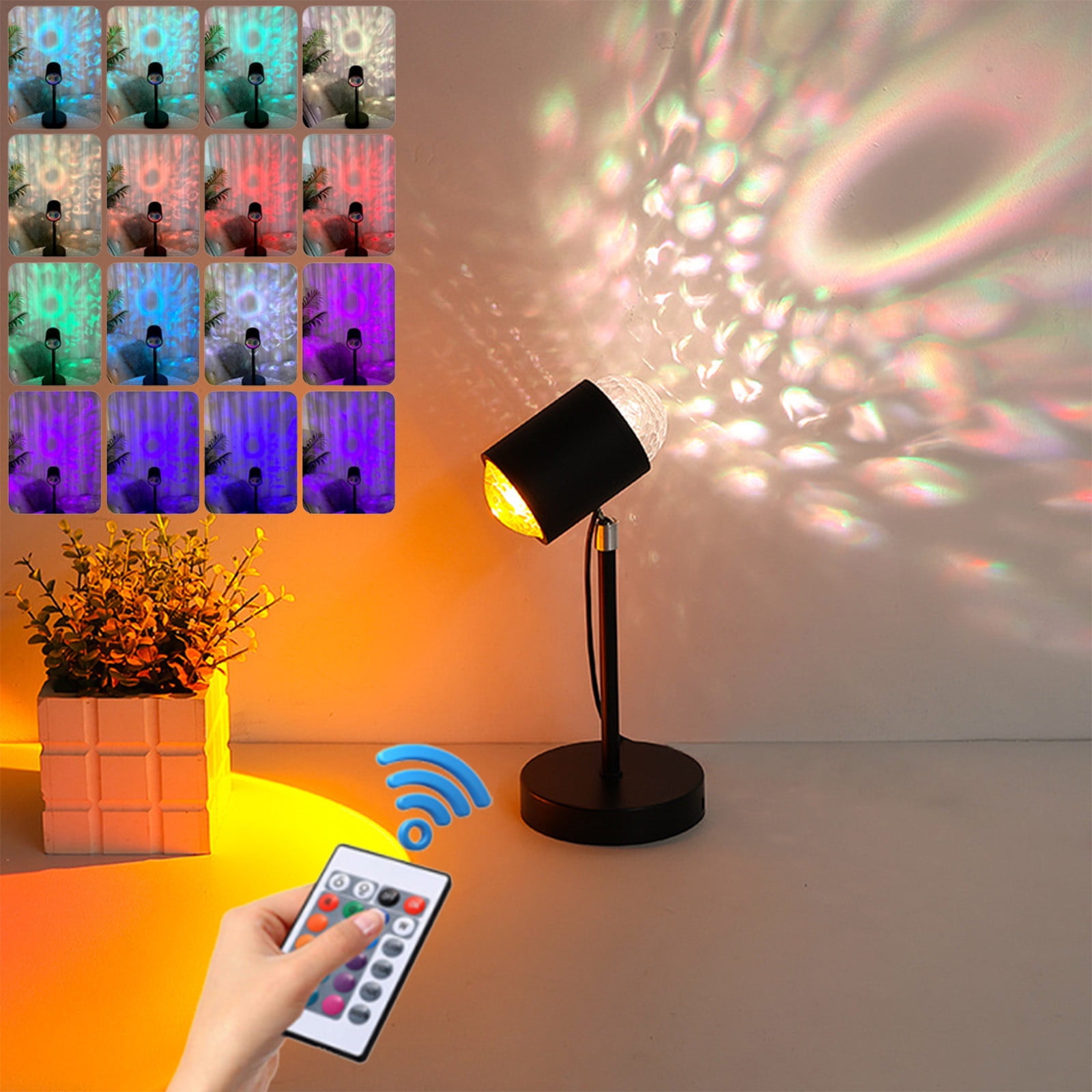 Sunset Lamp Projector Multicolor Changing Led Lights for Room, 360 ...
