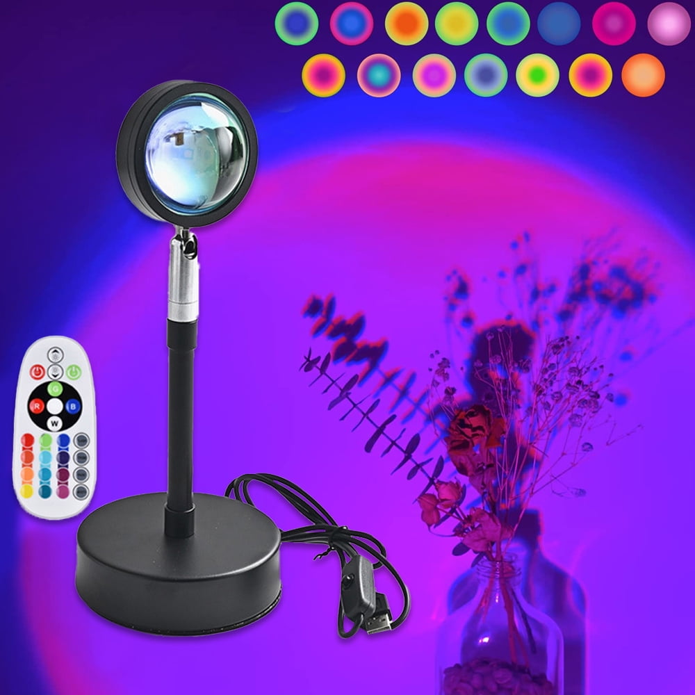 Sunset Lamp Projector Sunset Projection Lamp Sunset Light with Remote ...