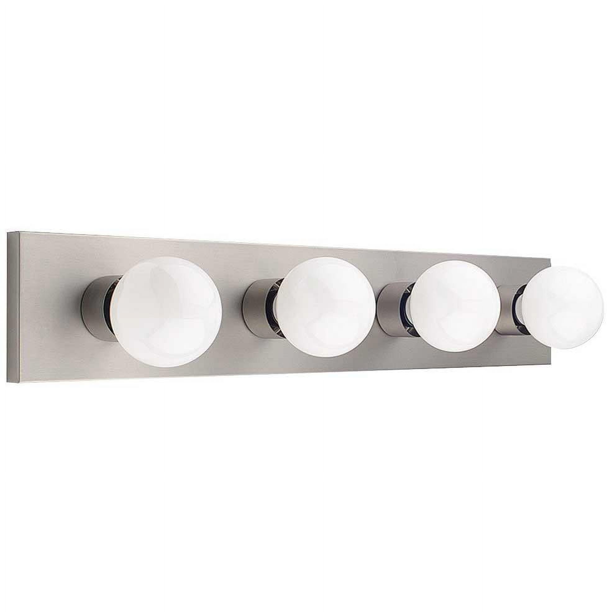 Sunset Lighting F2253 4 Light 240 Watt Bathroom Vanity Strip - Nickel ...