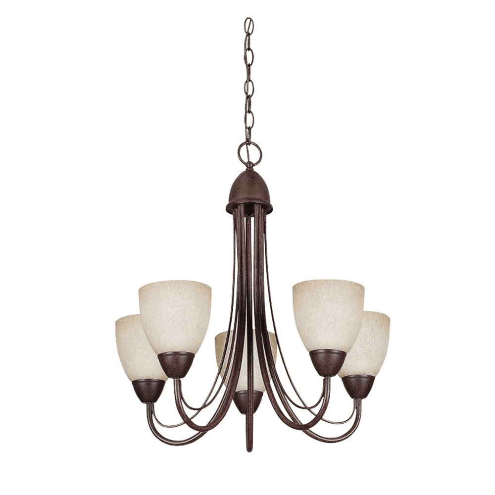 Sunset Lighting TF2485-62-GT2472 Tempest Rubbed Bronze Five Light ...