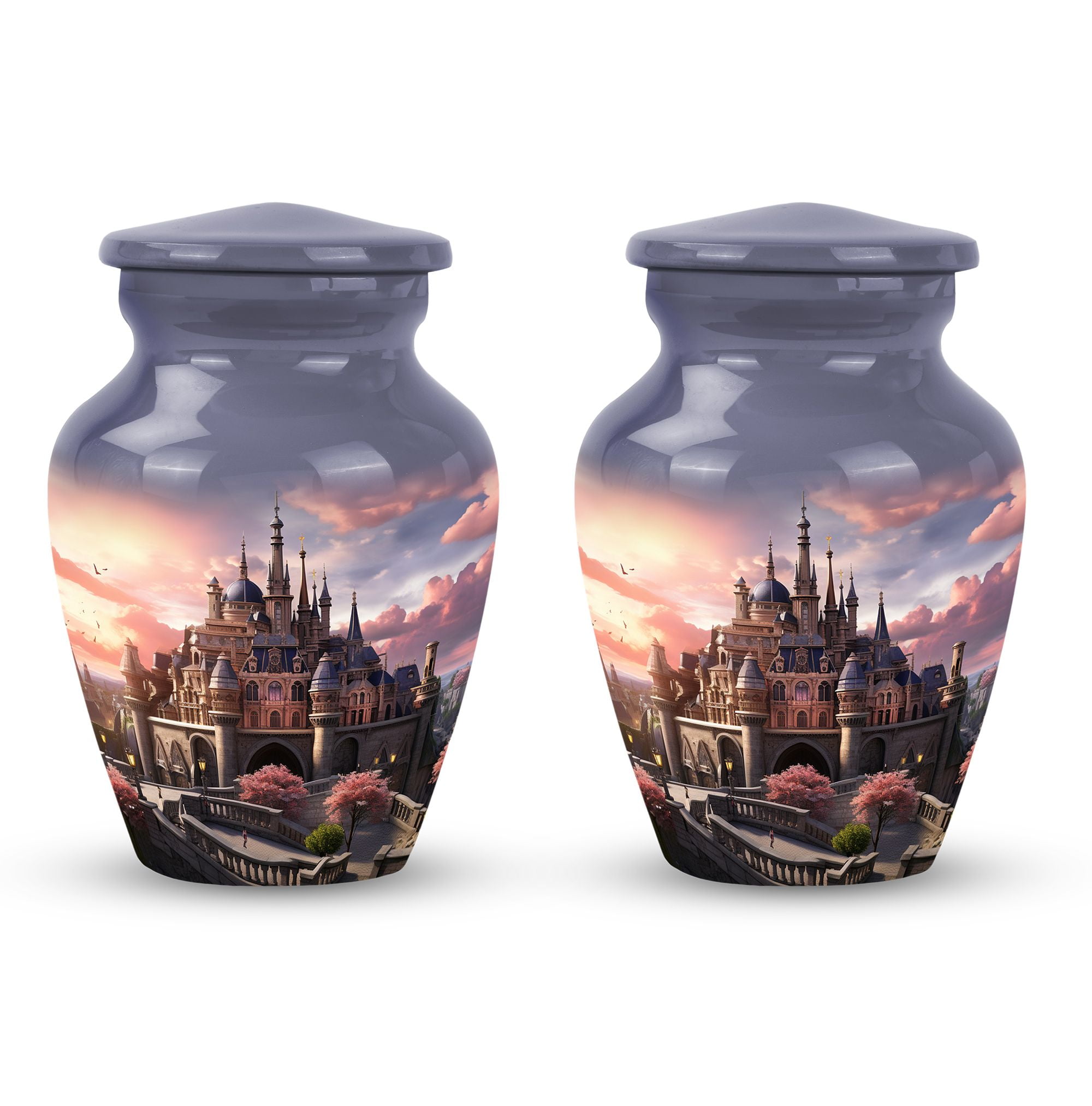 Sunset Majesty Castle Of Roseate Dreams - Urns For Adult Female Ashes ...