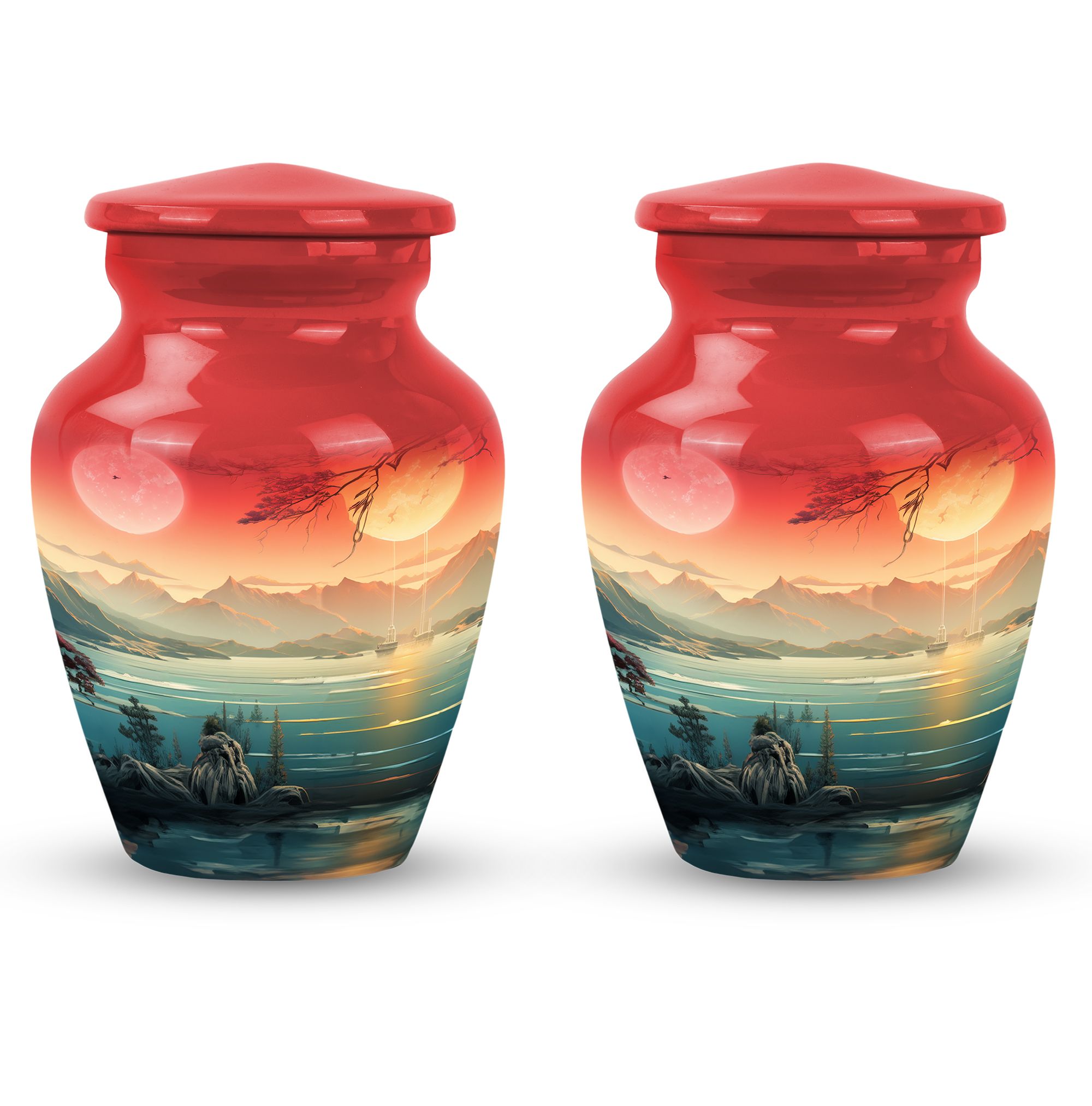 Sunset Majesty Over The Grand Canyon, Cremation Keepsake Funeral Urn ...
