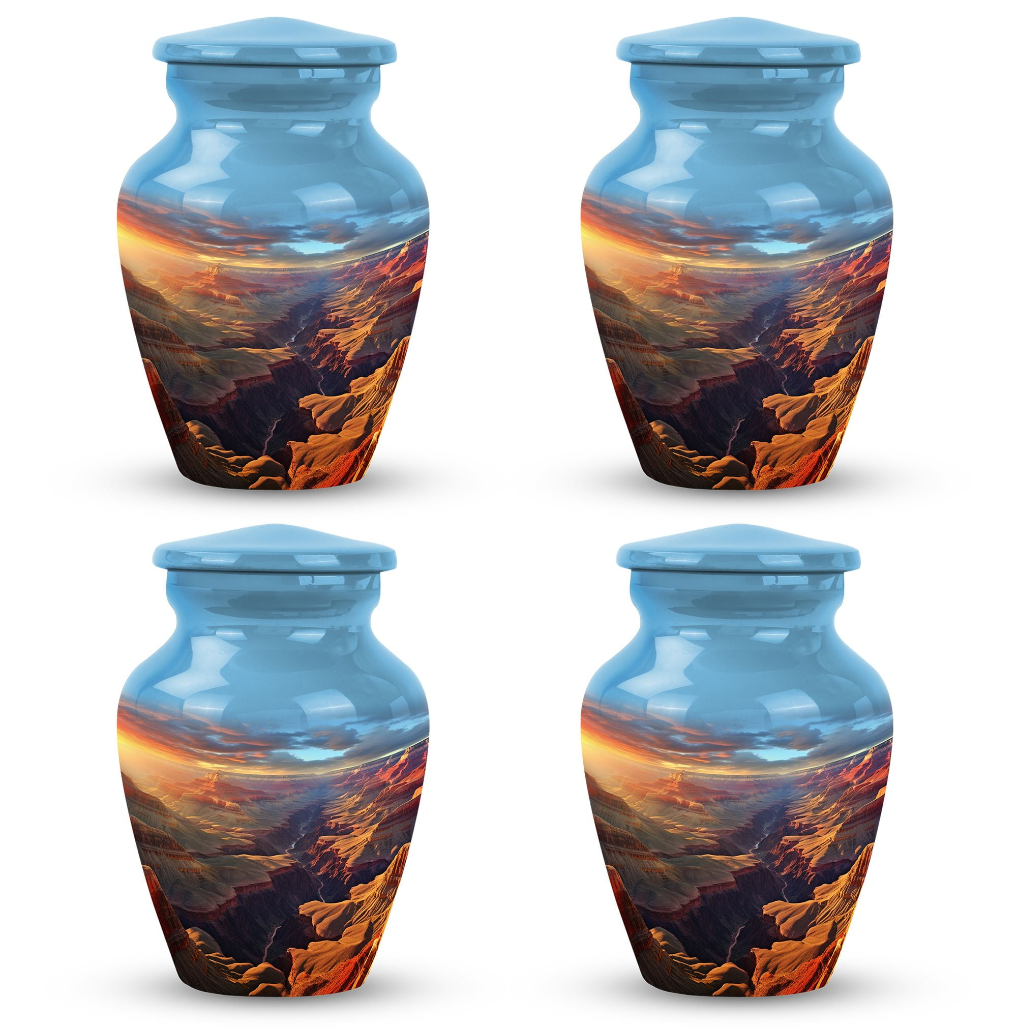 Sunset Majesty Over The Grand Canyon, Urn For Ashes Adult Male & Female ...