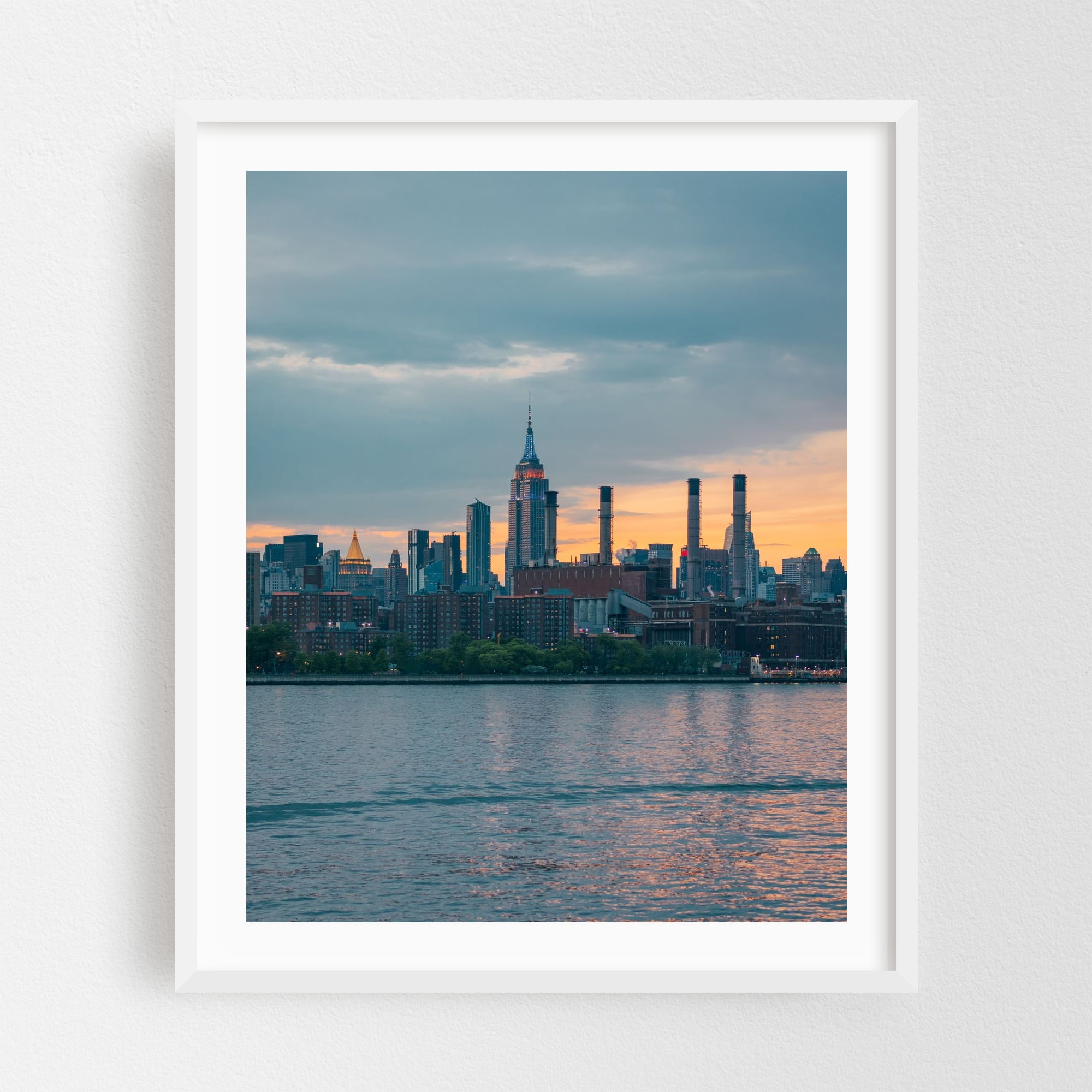 Sunset over Manhattan 01 - Brooklyn New York Photography Cityscape ...