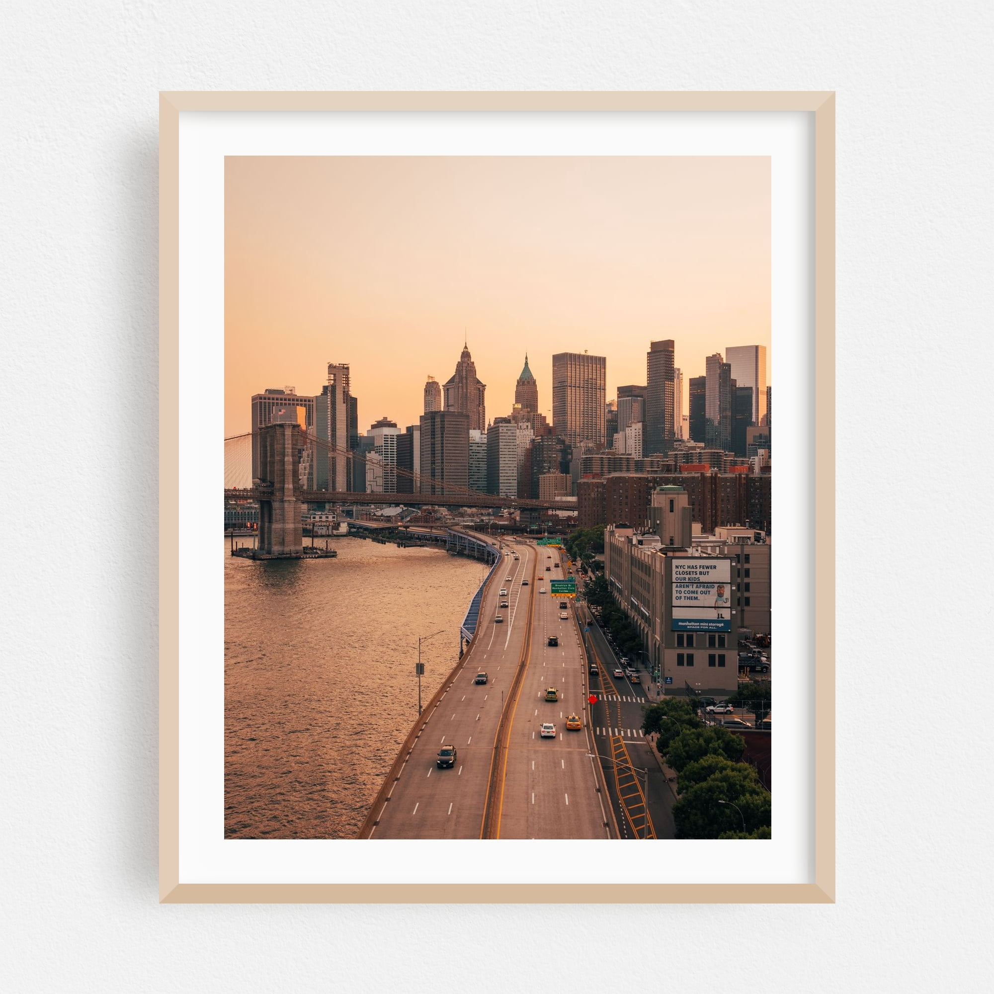 Sunset from the Manhattan Bridge 02 - Manhattan New York Photography ...