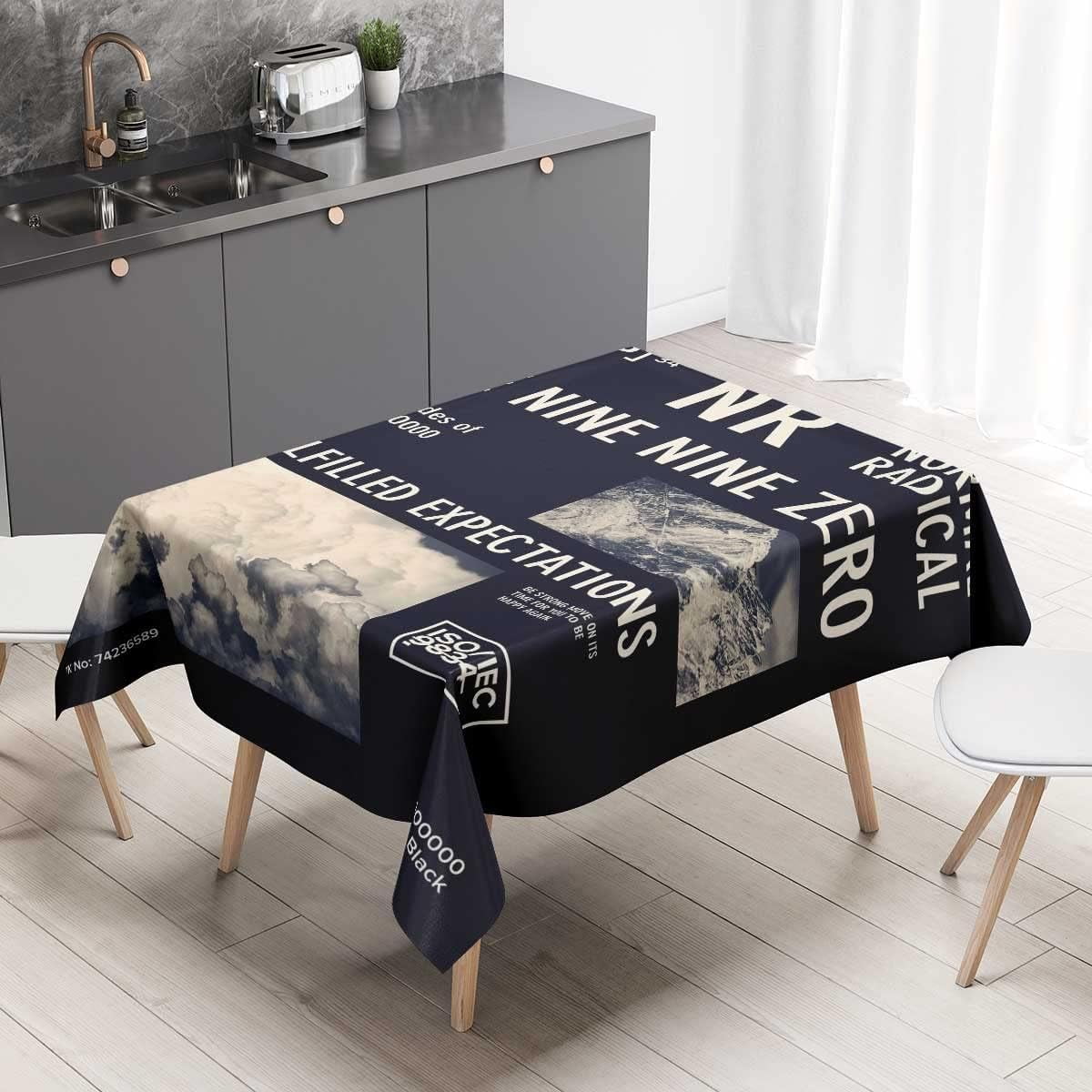 Sunset Night Scenery Table Cover Kitchen Decorations for Home Dinner ...