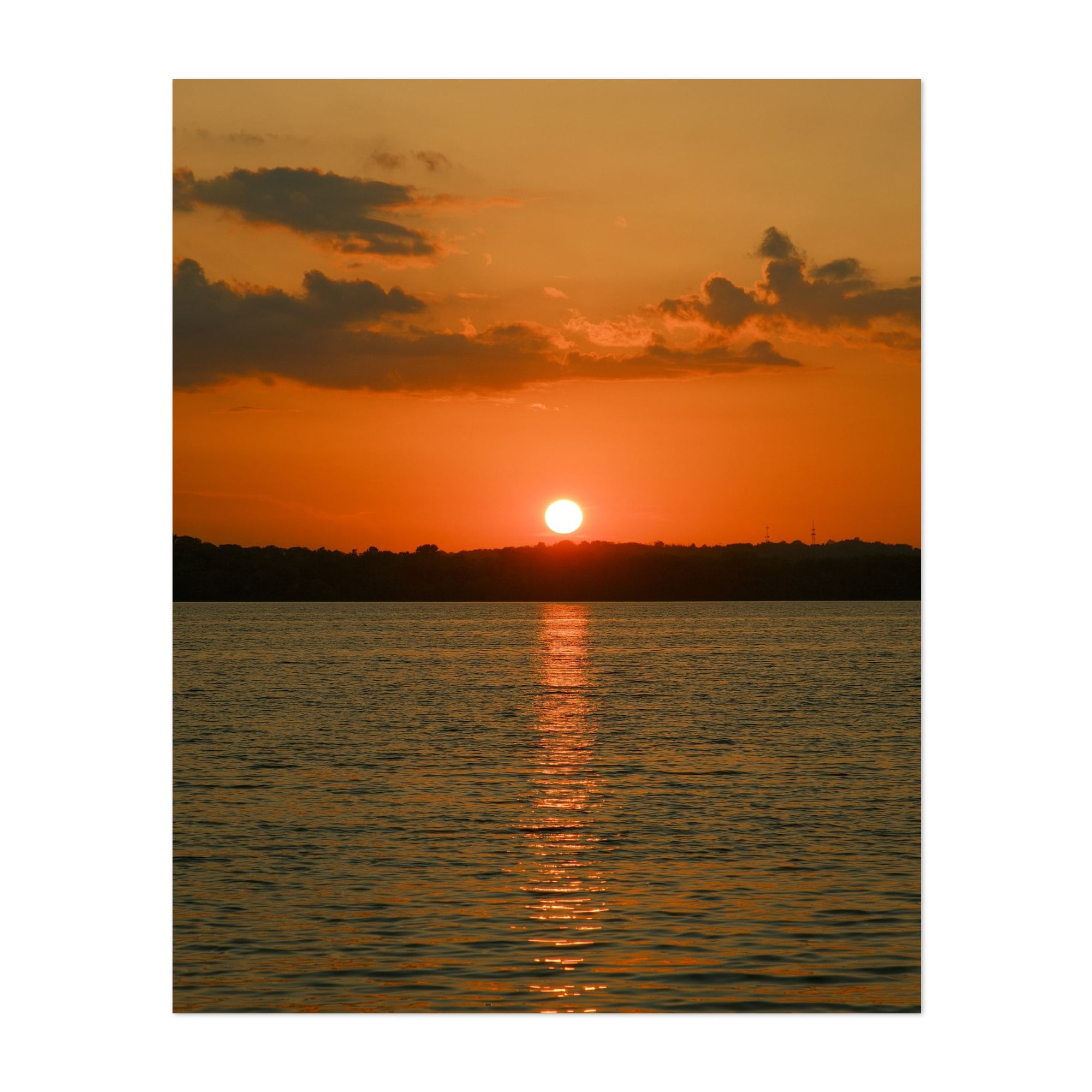 Sunset over Onondaga Lake, Liverpool - Liverpool New York Photography ...