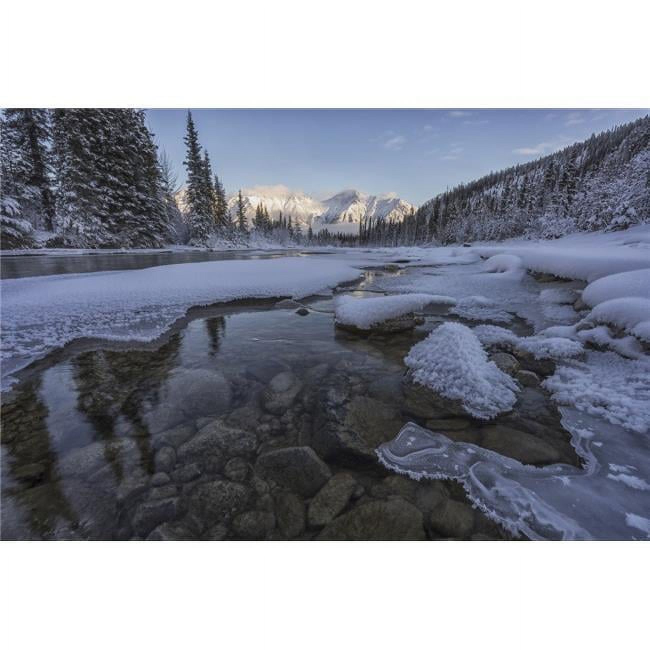 Sunset Over The Wheaton River As The Light Hits Grey Ridge Near ...