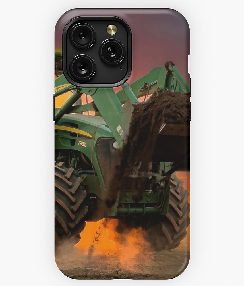 Sunset Photo of a Timeless Tractor Brand Farming A1712 Phone Case for ...