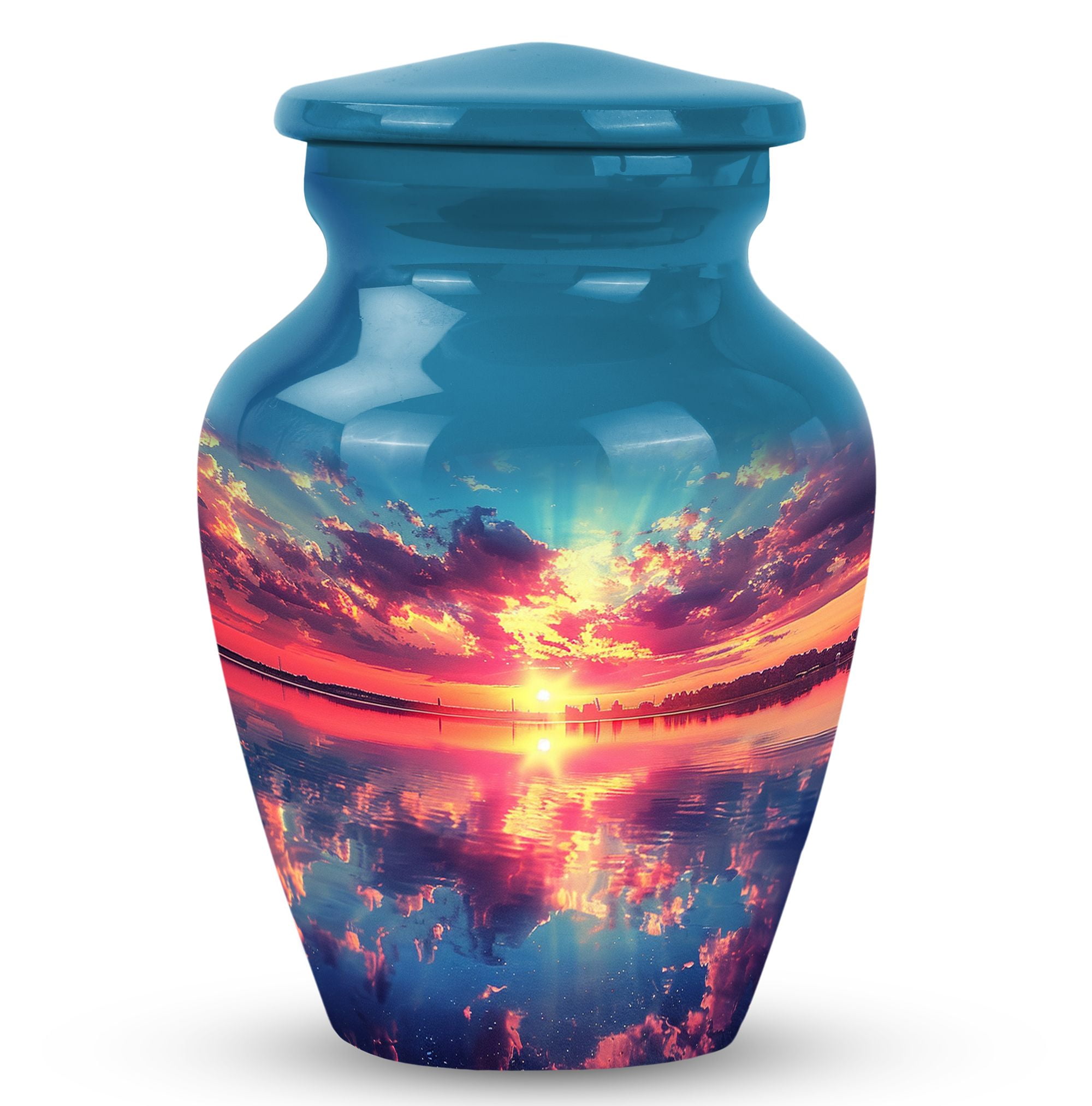 Sunset Reflection Over Water - Unique Urns - Compact Urns For Human ...