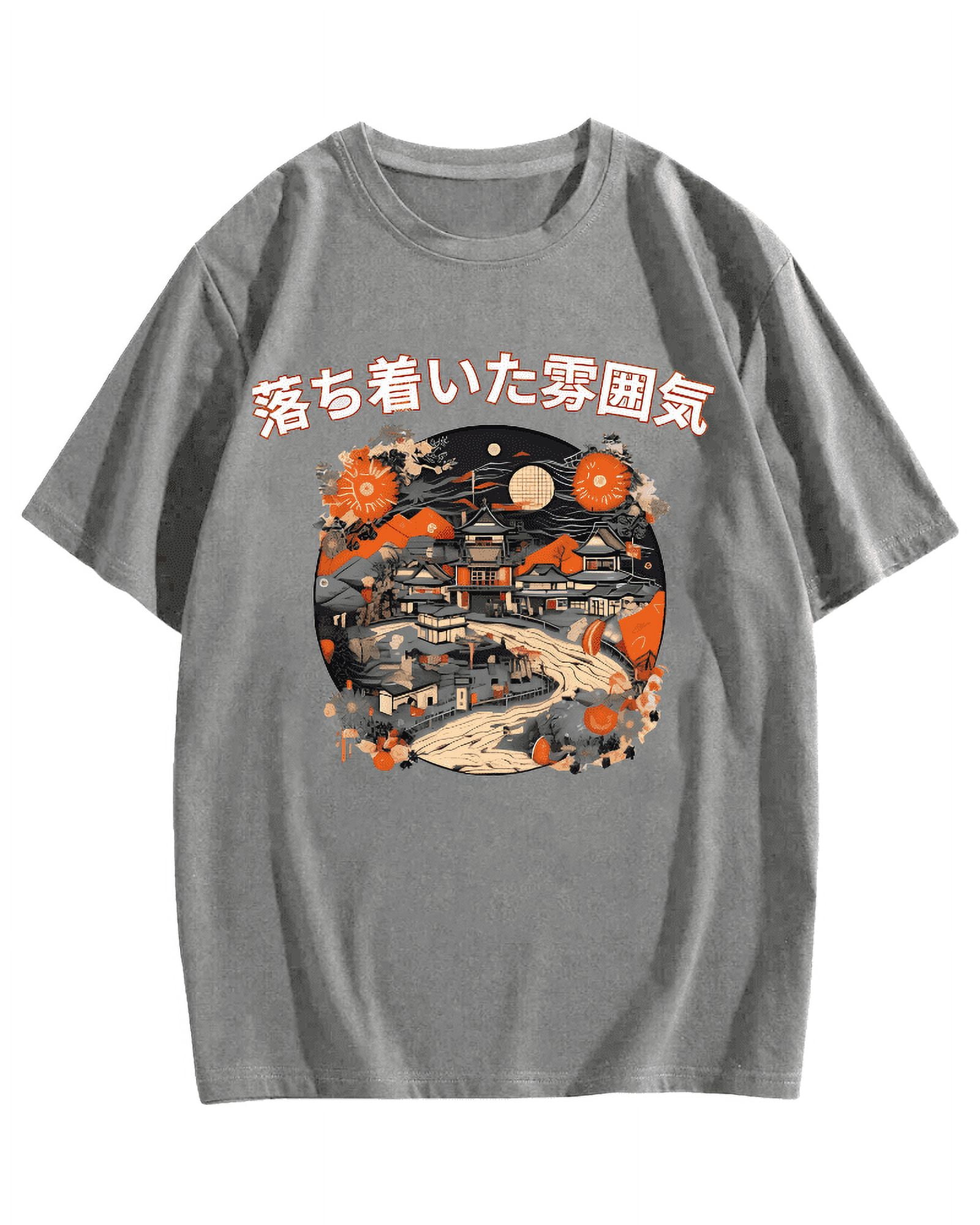 Sunset Scenery During The Edo Period T-shirt- - Walmart.com