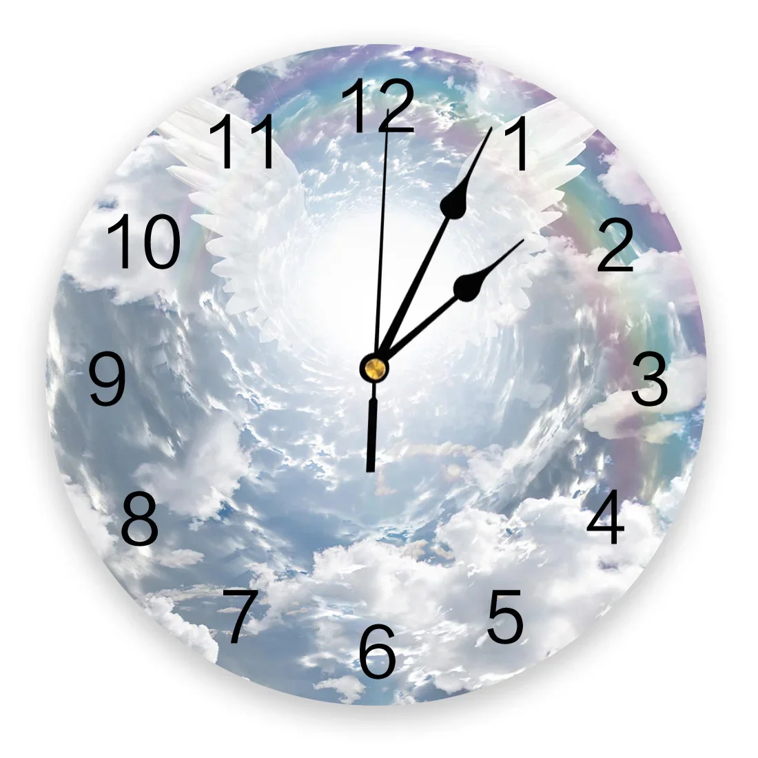 Sunset Sea Scenery Painting Clocks Wall Home Decoration Modern Kitchen ...