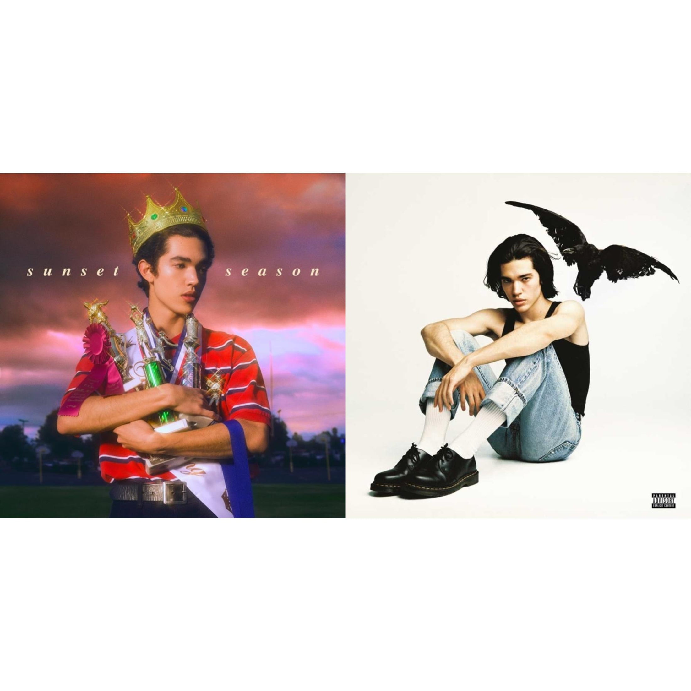 Sunset Season Ep (Translucent Blue LP Vinyl) & Kid Krow (X) - Walmart.com