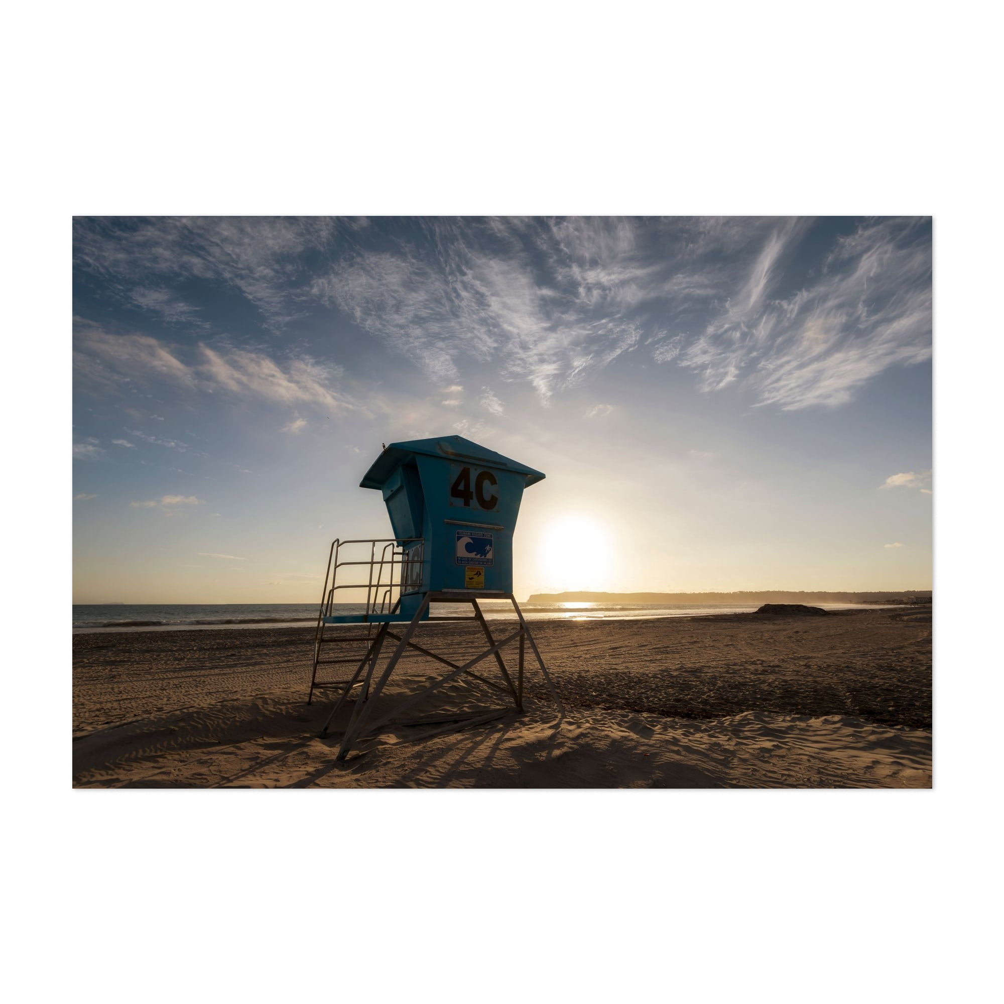 Sunset Sentinel - Photography Beach Sunset Coastal Ocean Seascape ...