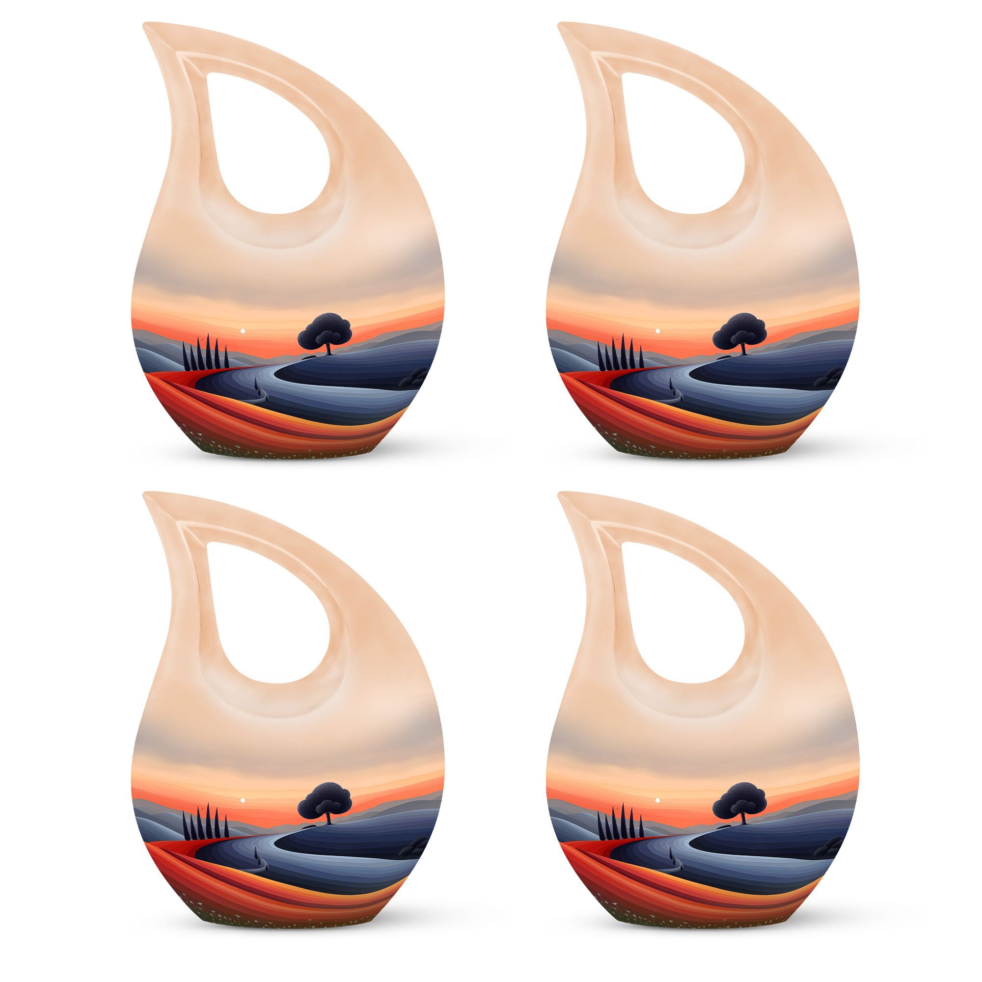 Sunset Serenade Harmony And Urn - Cremation Urn Human Ashes - Urns For ...
