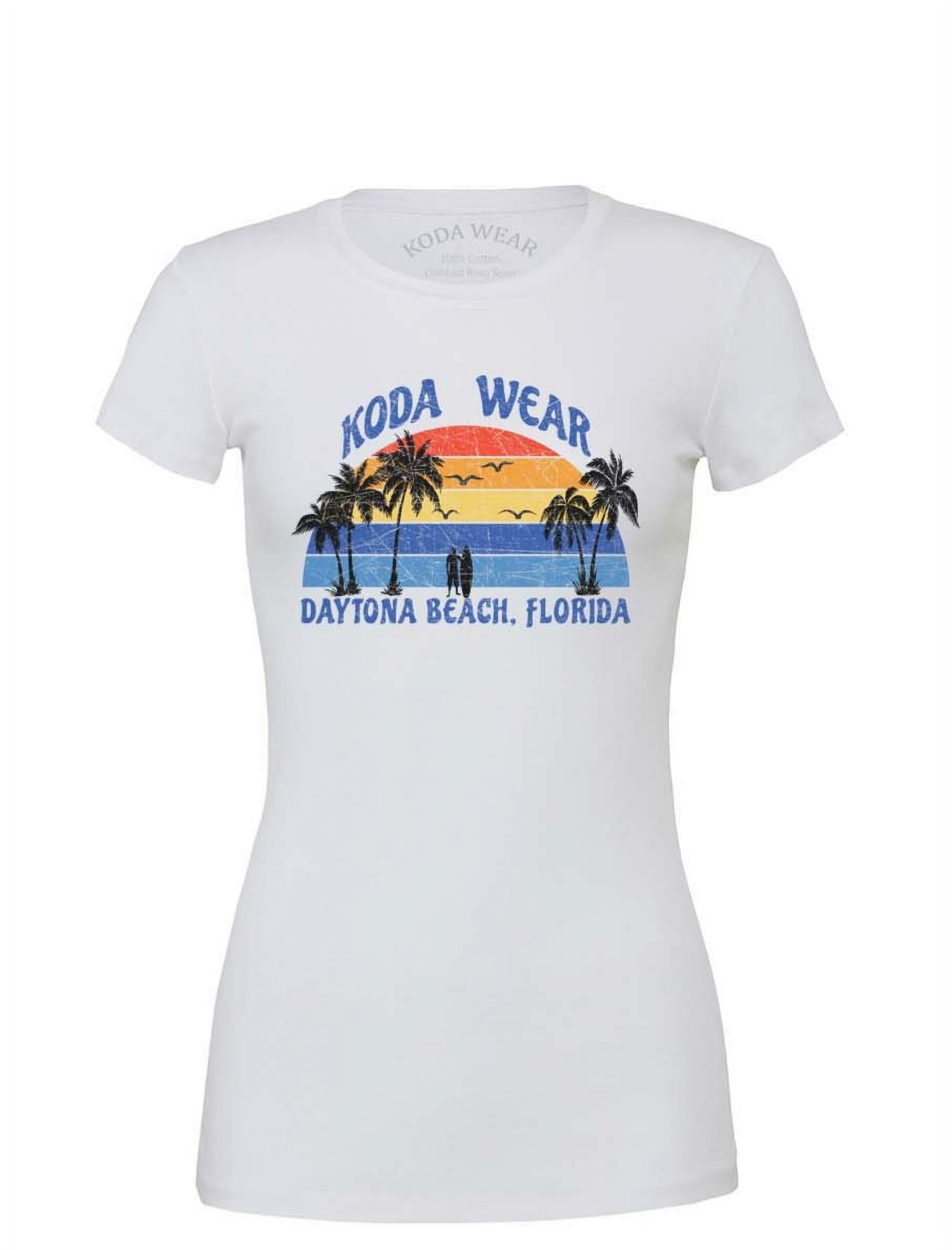 Sunset Shades Ladies White Tee - Walmart.com