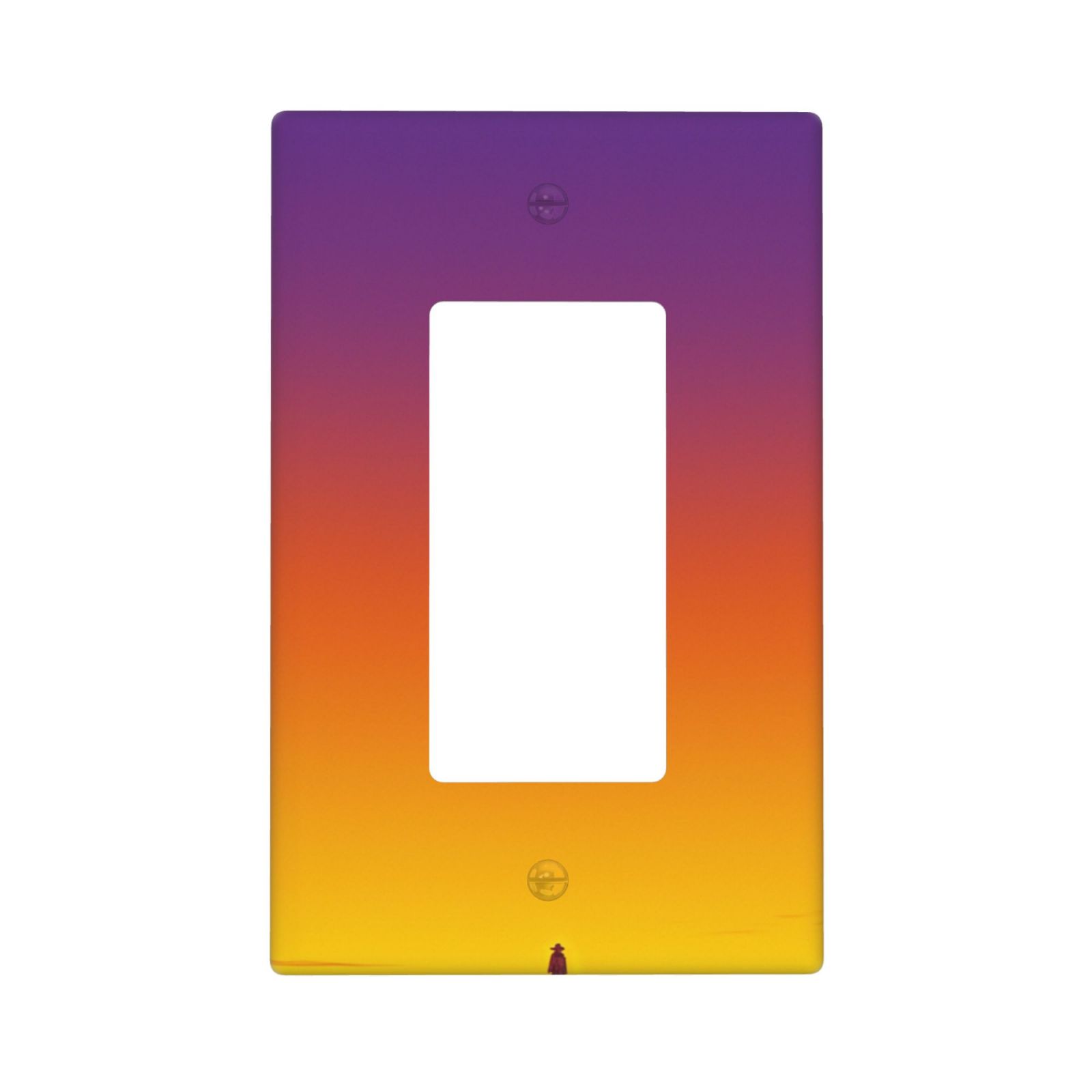 Sunset Shadow Switch Cover Decorative Wall Plate / 1-Gang / Mid-size ...