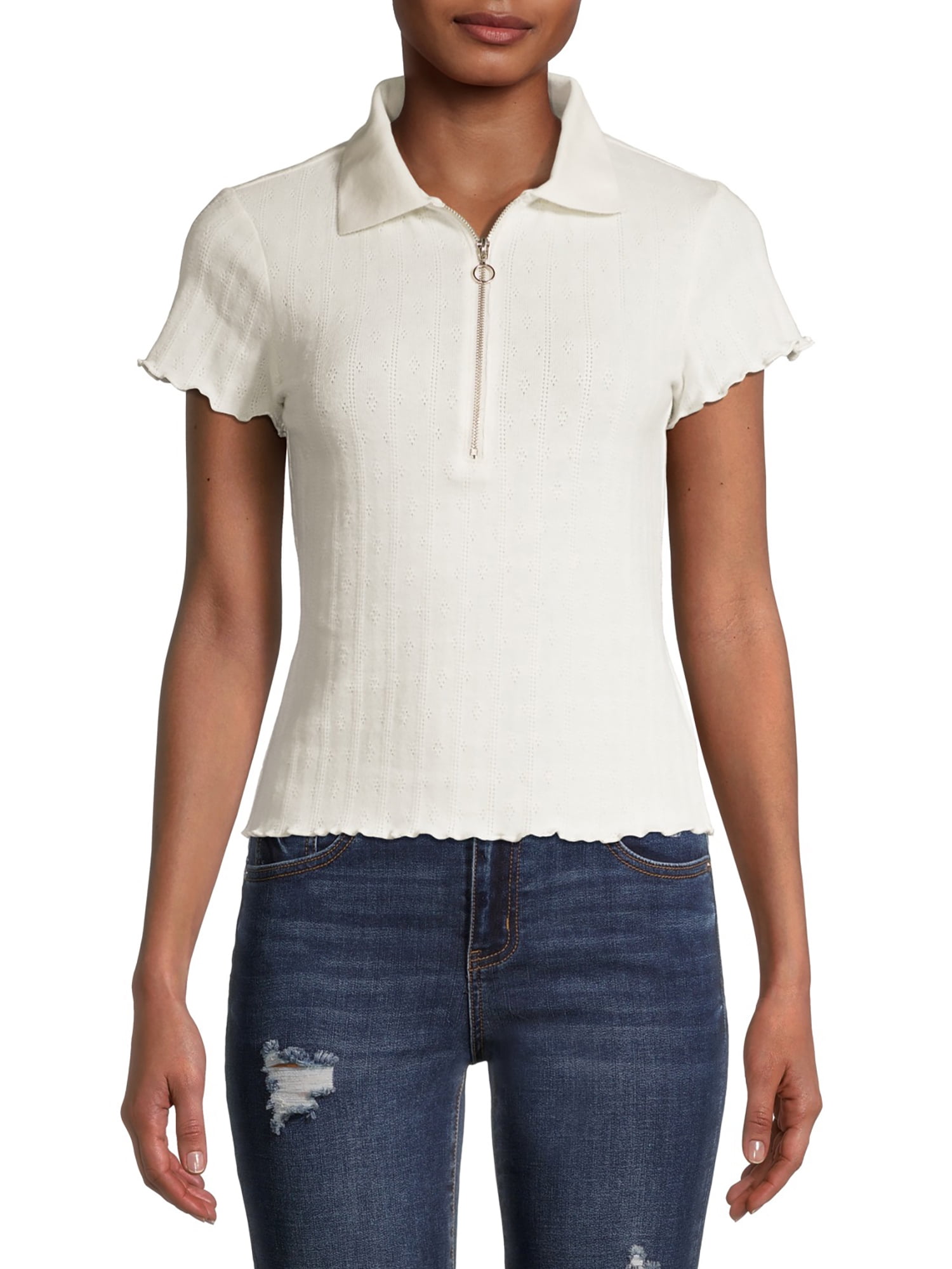 Sunset & Sixth Junior' Polo Shirt - Walmart.com